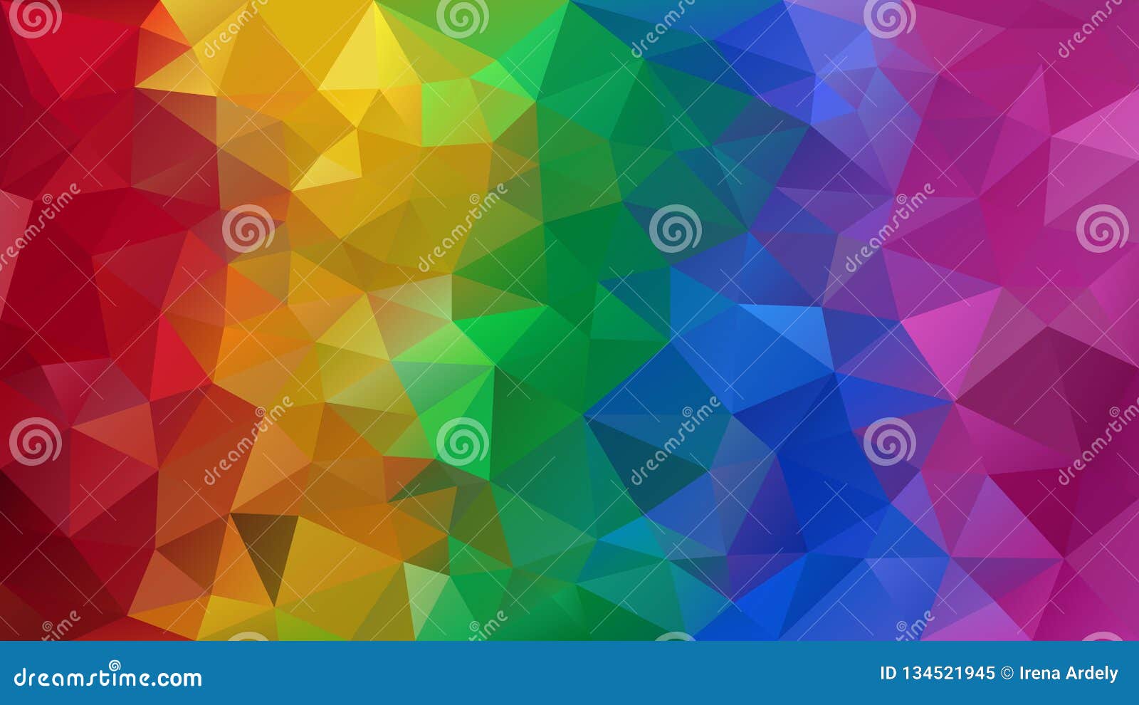 Spectrum Of Vertical Columns Vector Illustration | CartoonDealer.com ...