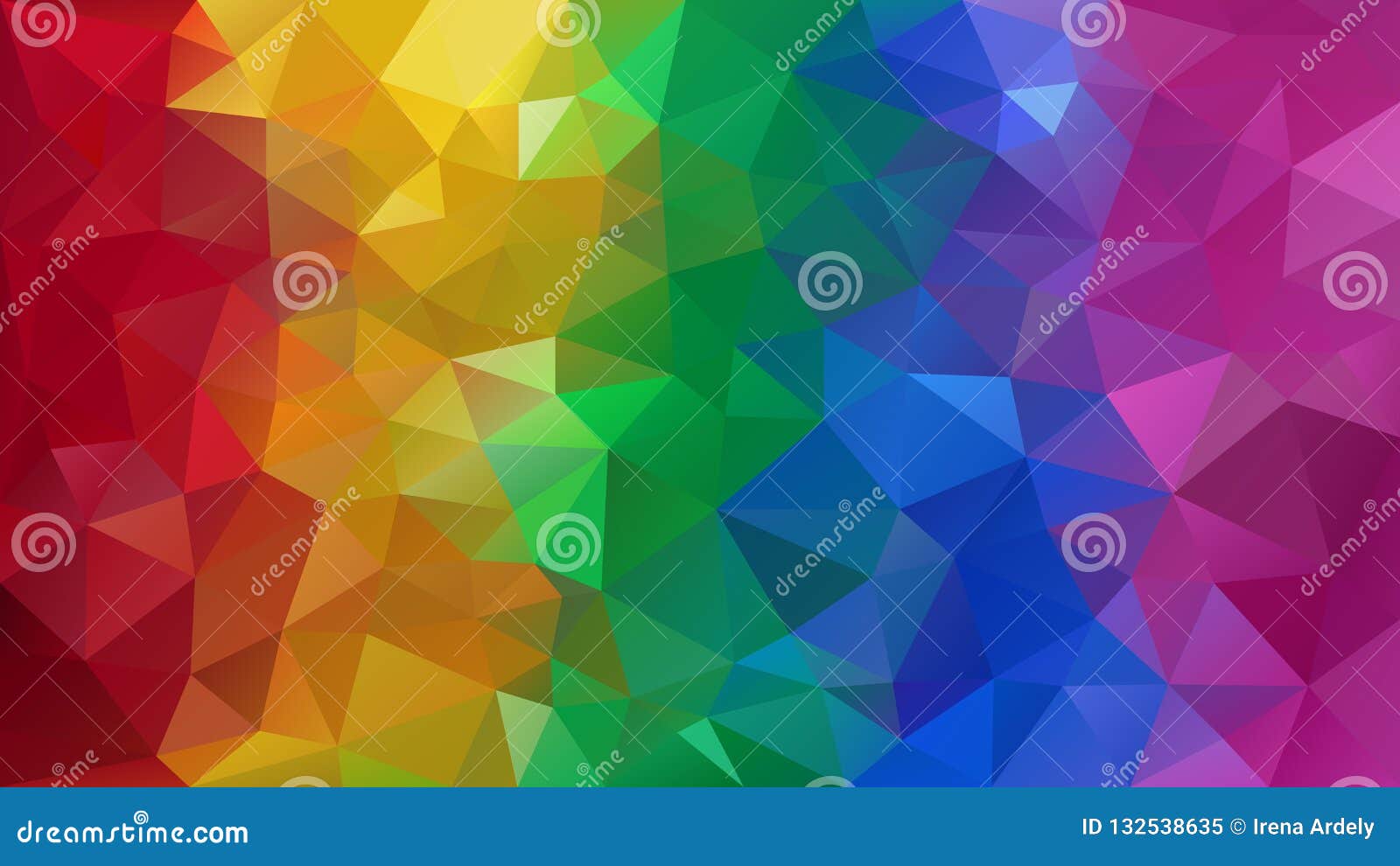 Spectrum Of Vertical Columns Vector Illustration | CartoonDealer.com ...
