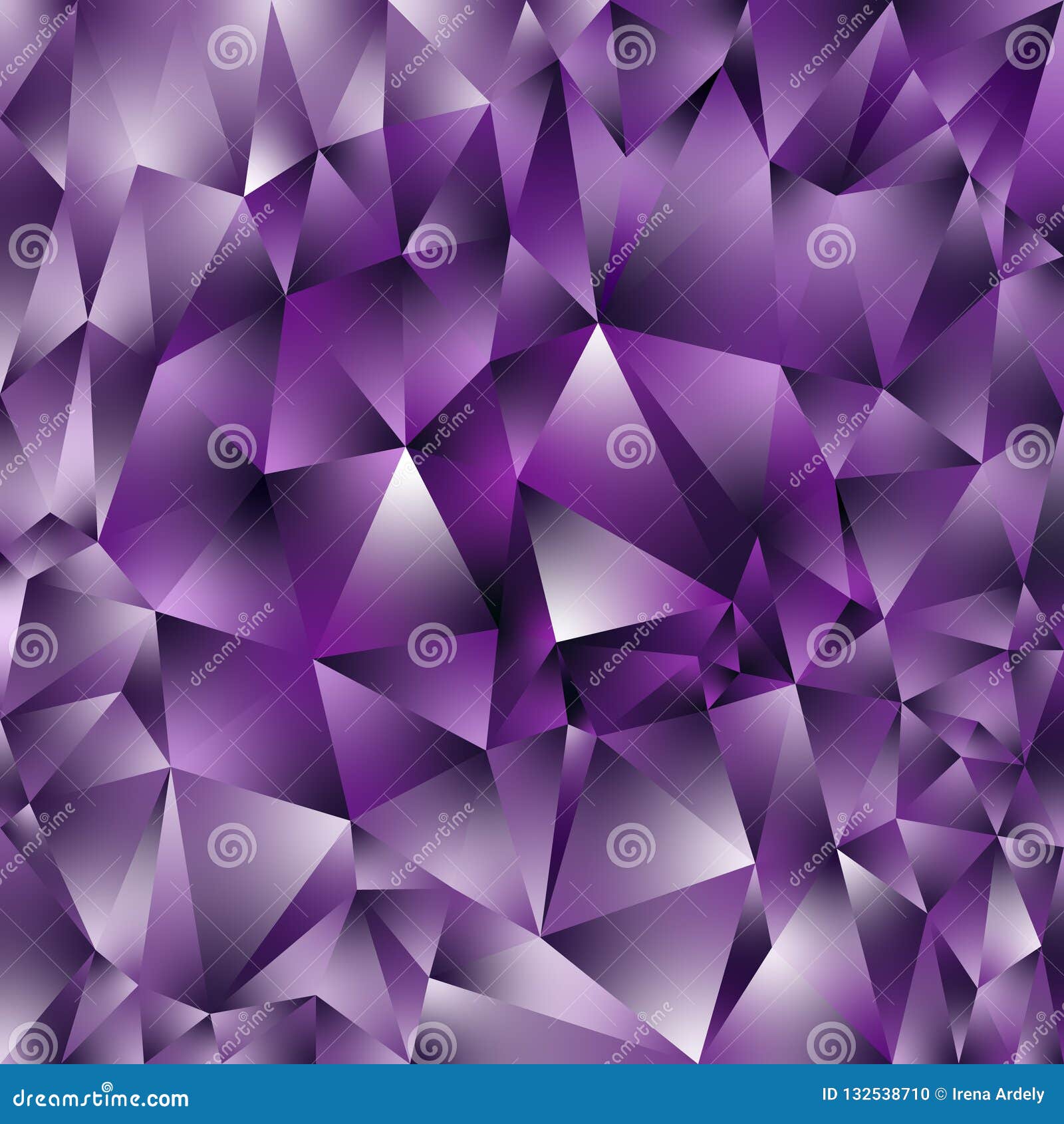 Vector Irregular Polygonal Square Background - Triangle Low Poly ...