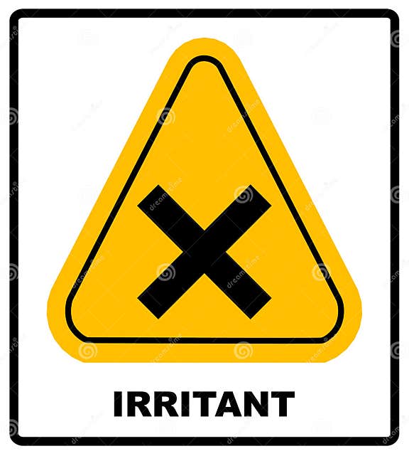 Vector irritant sign stock vector. Illustration of liquid - 78480771