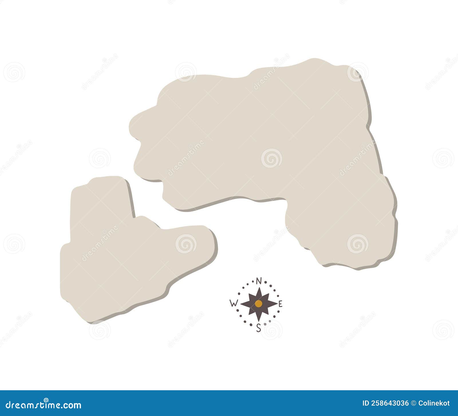 Vector island map stock vector. Illustration of concept - 258643036 Vector island map stock vector. Illustration of concept - 258643036