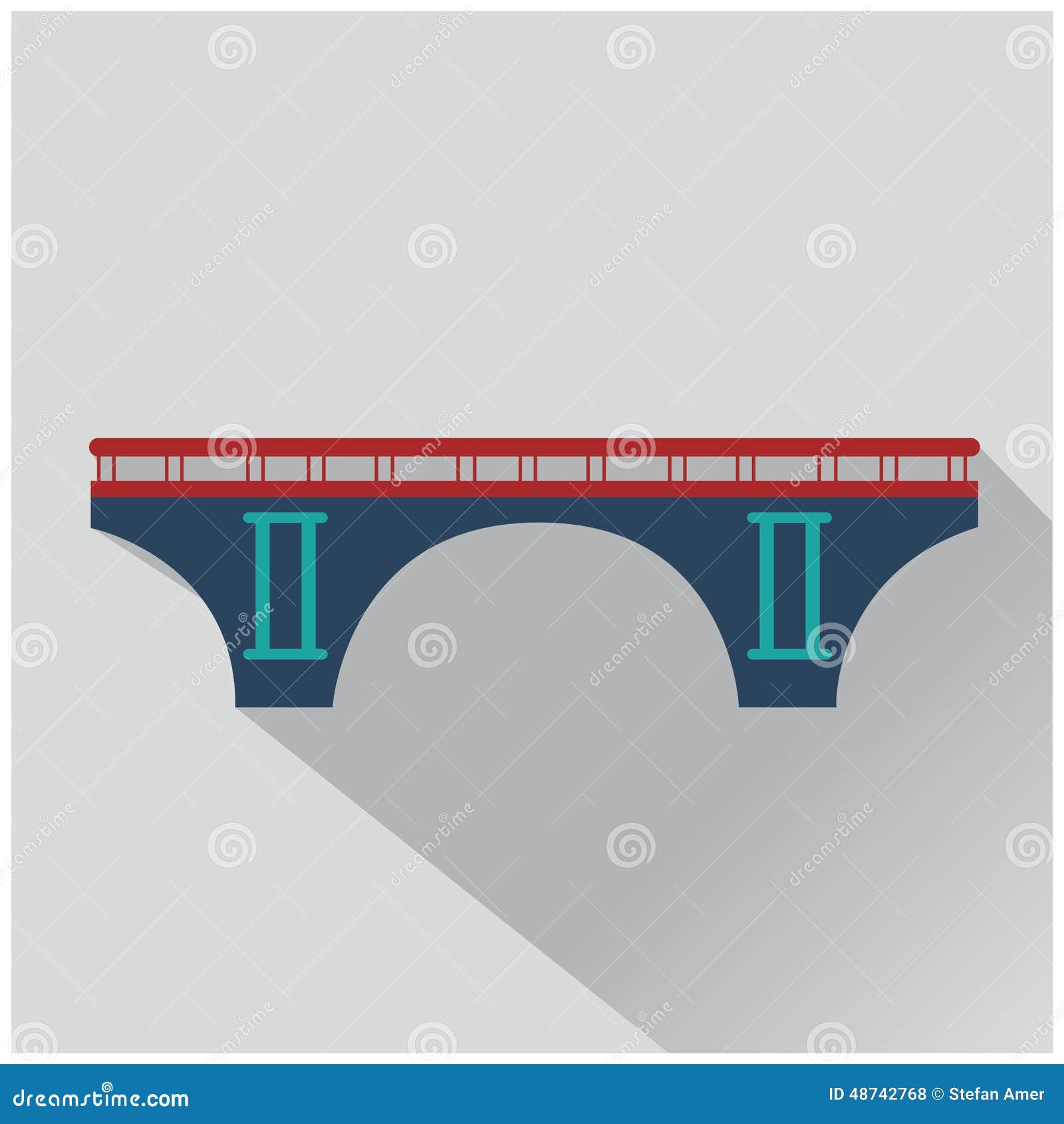 Vector Isolated Bridges Big Icons Set Stock Vector - Illustration of ...