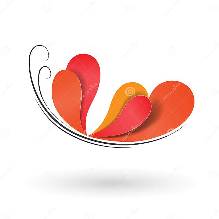 Vector Isolated Butterfly Design Concept Stock Vector - Illustration of ...
