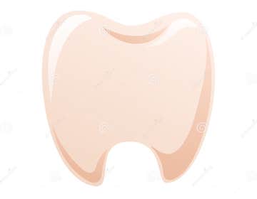 Vector Isolated Cartoon Human Chewing Tooth. Stock Illustration ...