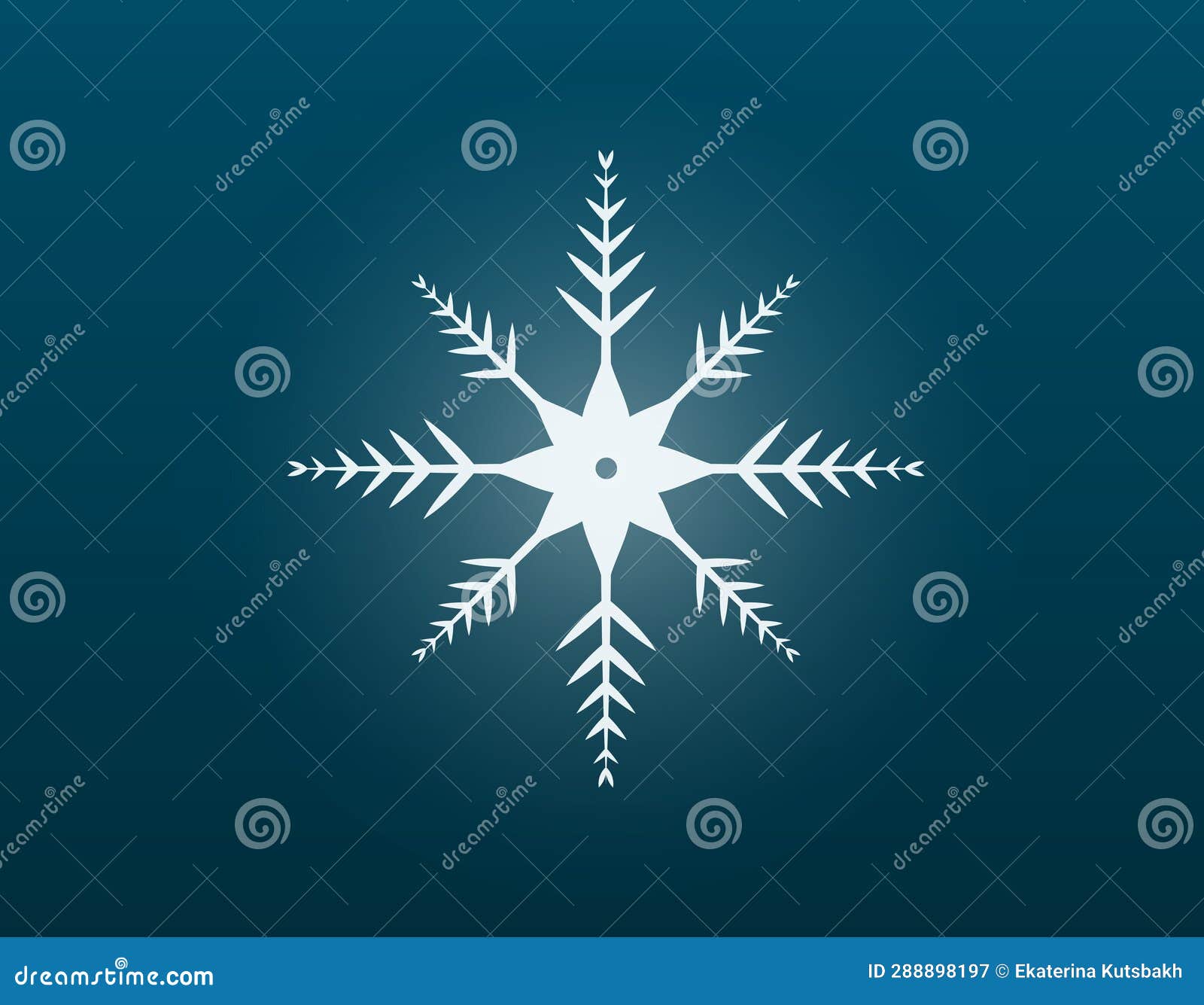 Vector Isolated Cartoon Winter Shining Filigree Snowflake Stock Vector ...