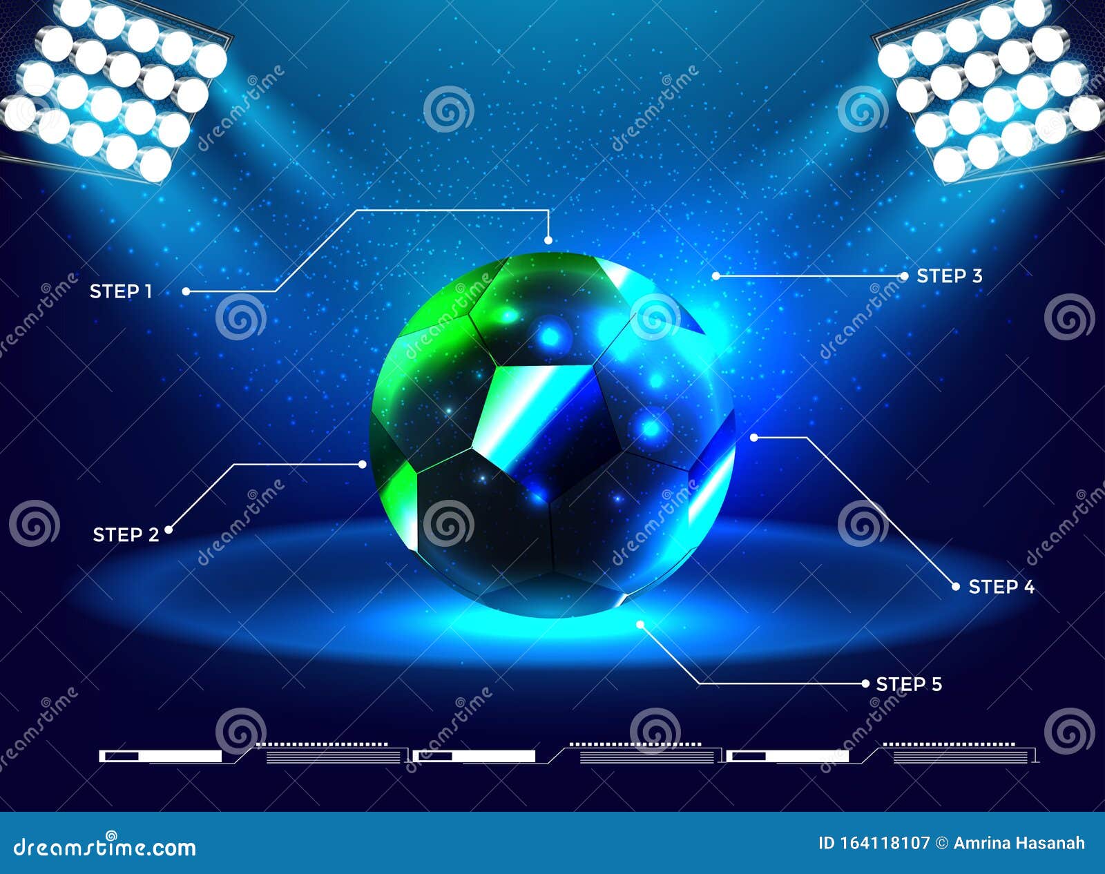 Vector Isolated Colorful Football Cup Stock Vector - Illustration of ...