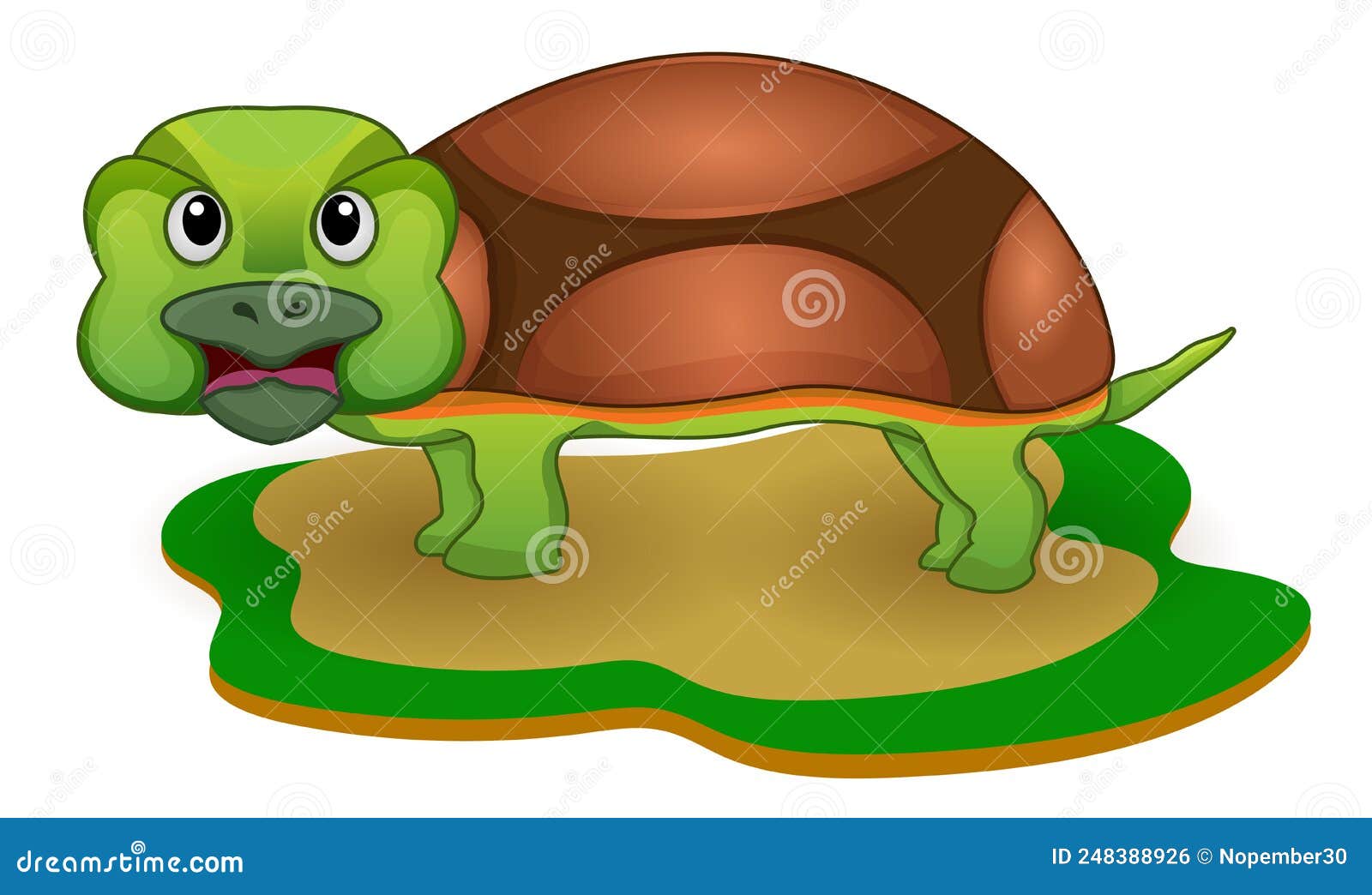 Snapping Turtle Bold Line Sport Style Logo Vector Illustration ...