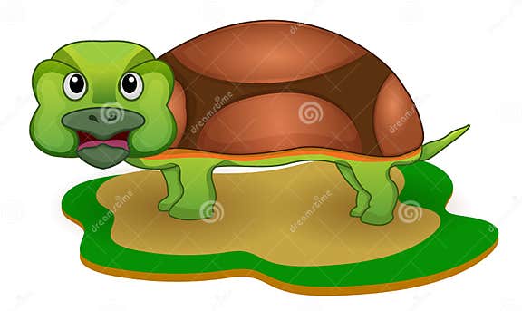Green snapping turtle stock vector. Illustration of smiling - 248388926