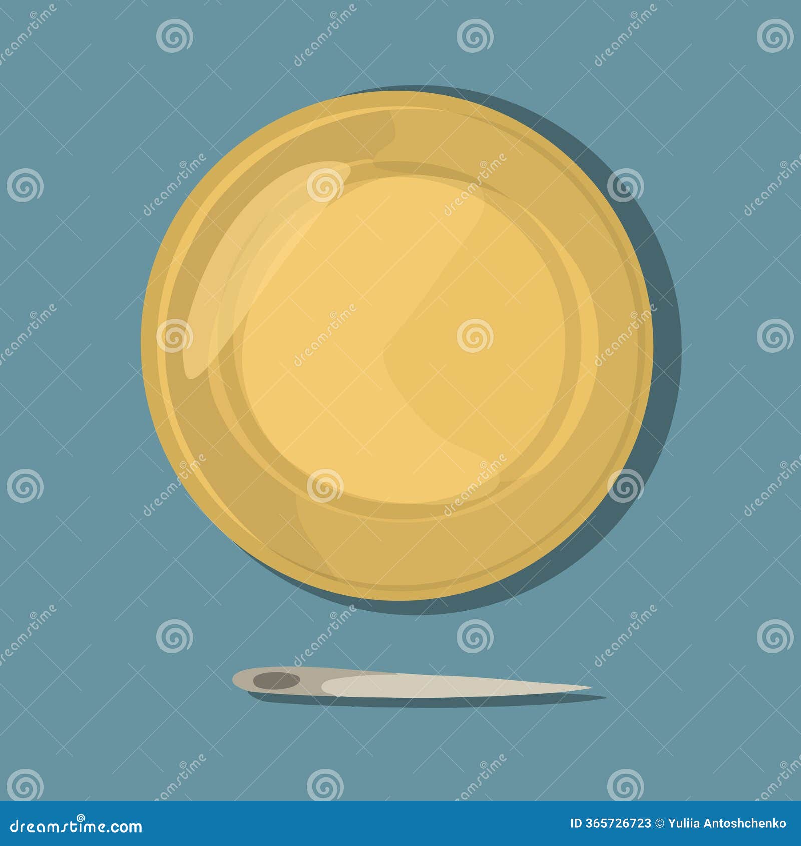 Korean Dalgona Candy Shape Drawing Sketch For Coloring Vector ...