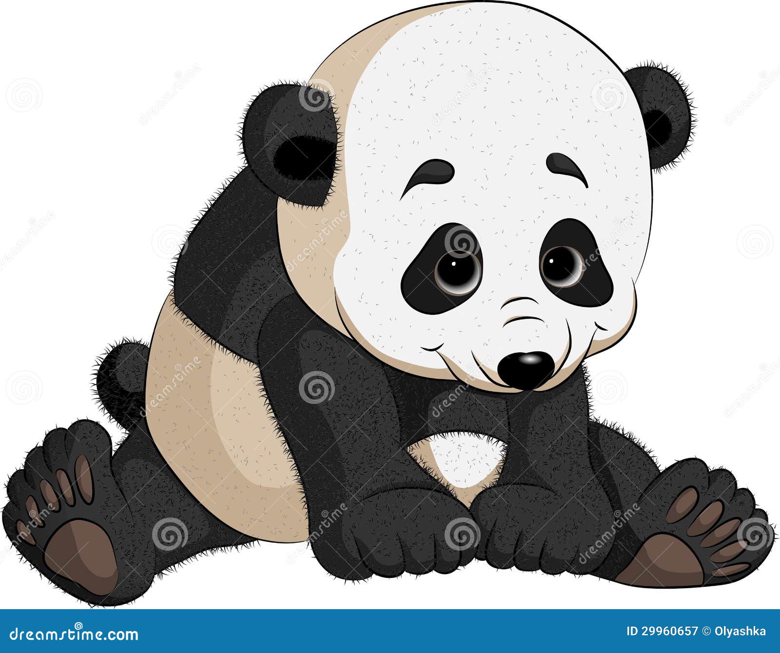 Panda stock vector. Illustration of smiling, cartoon - 29960657