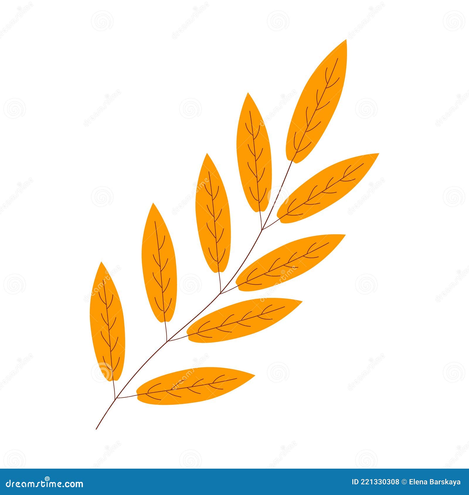 Yellow Leaves Clipart
