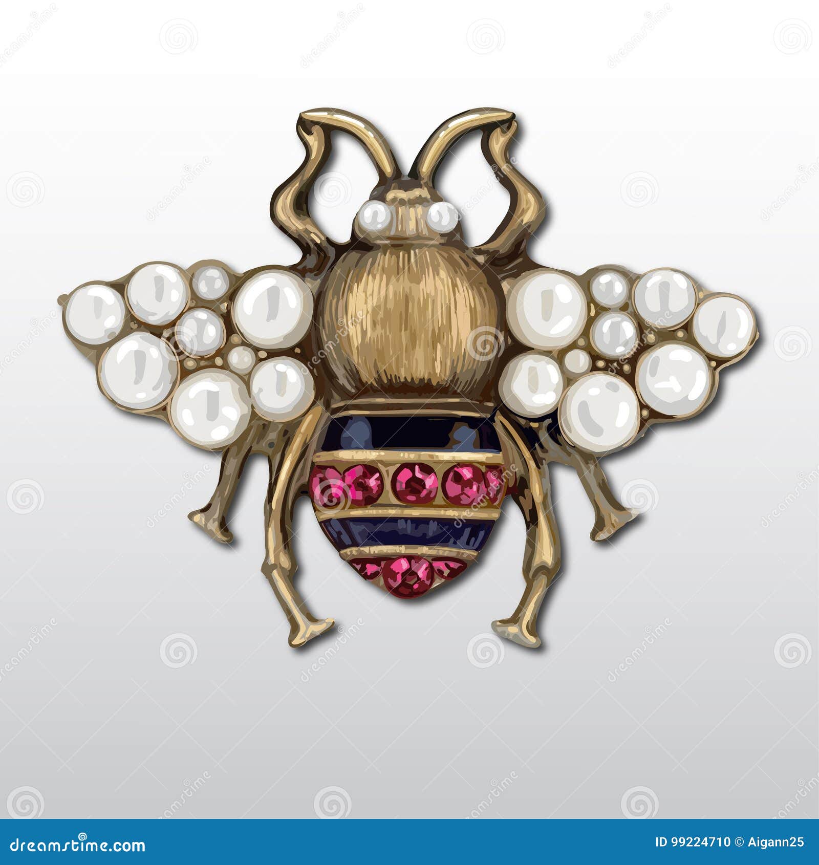 Vector isolated jewel stock vector. Illustration of beautiful - 99224710