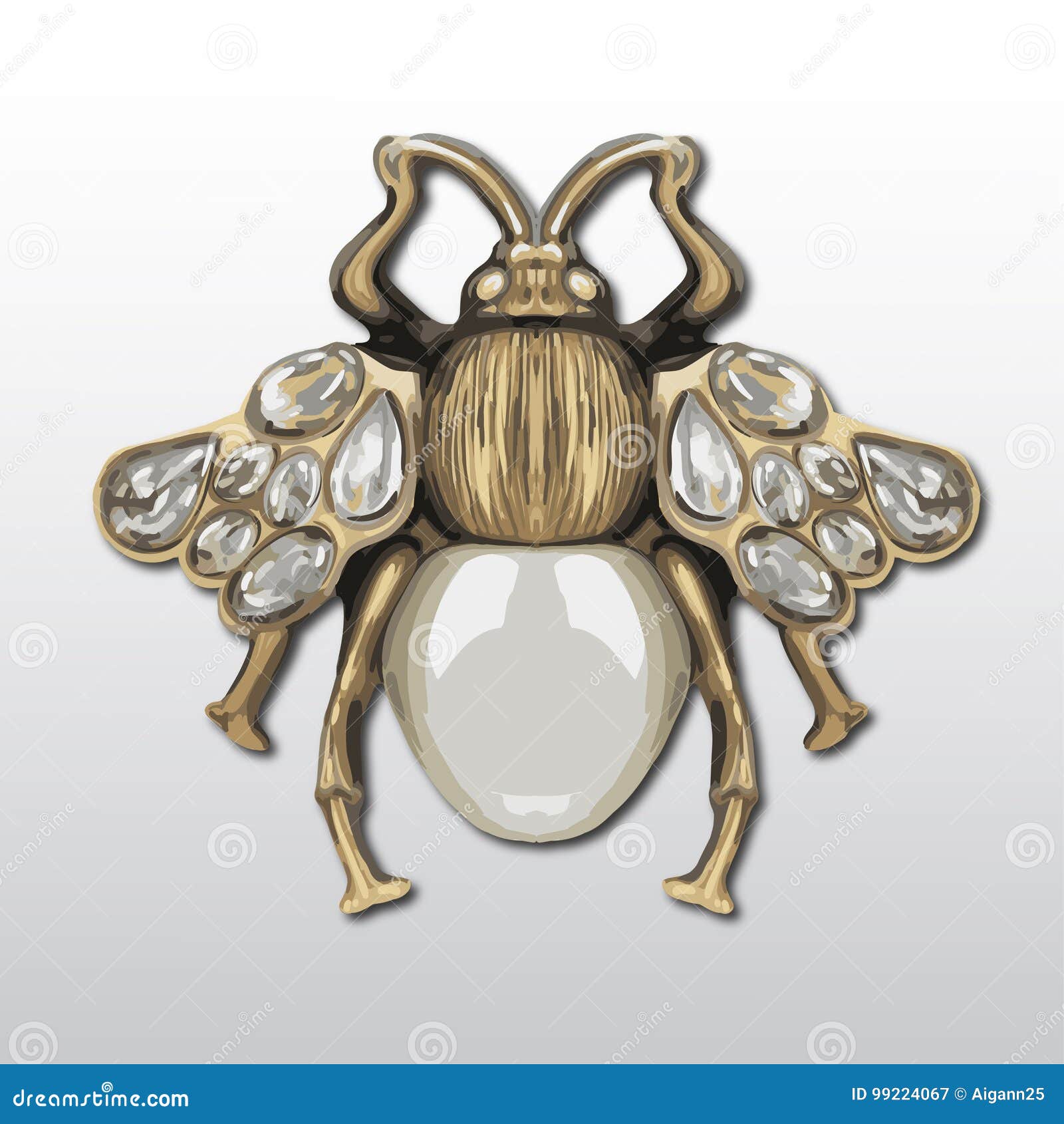 Vector isolated jewel stock vector. Illustration of beautiful - 99224067