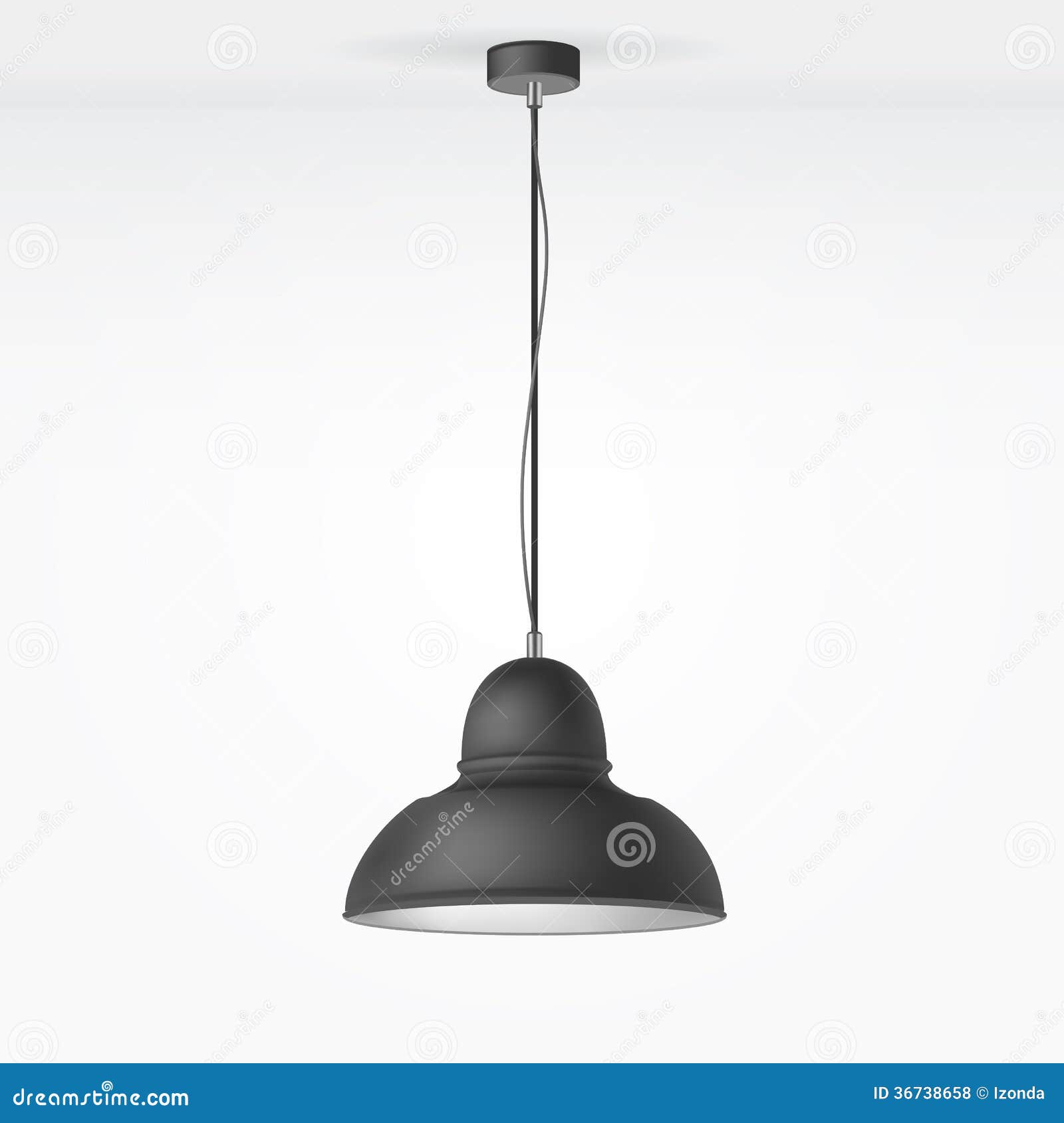 Vector Isolated Lamp stock vector. Illustration of background - 36738658