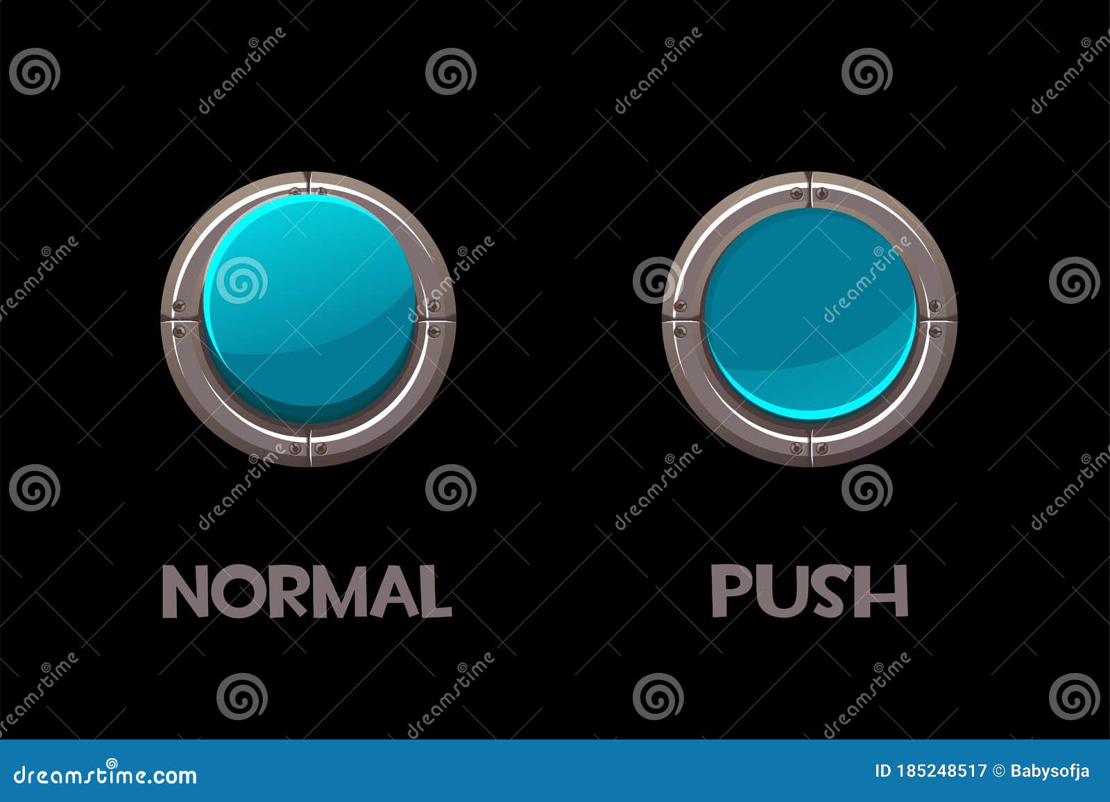 Normal ECG Blue Cartoon Vector | CartoonDealer.com #13460447