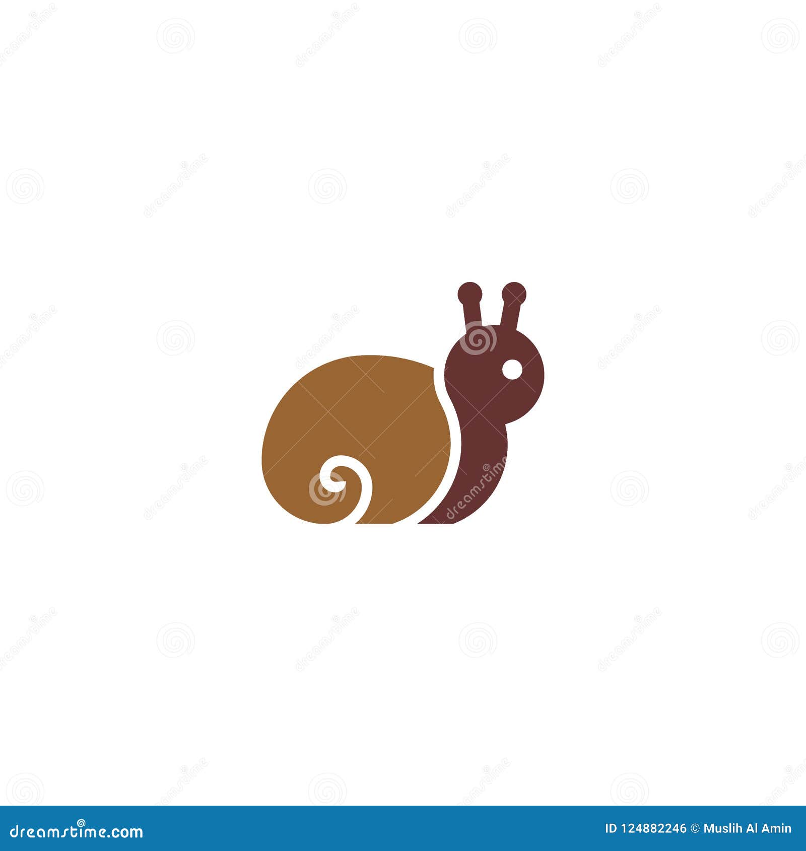 Snail Logo Vector. Snail Graphic Flat Design. Stock Vector ...