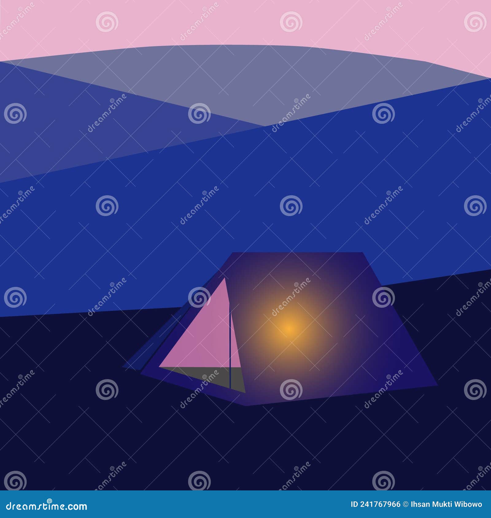 Triangular Camping Tents Seamless Texture Royalty-Free Stock ...