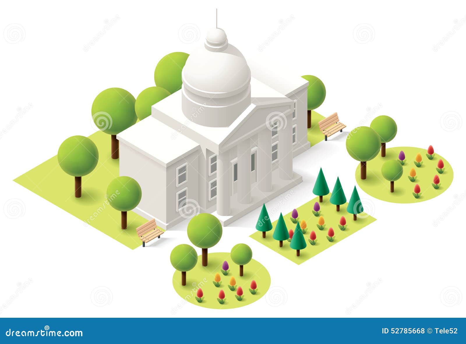 Vector isometric capitol stock vector. Illustration of political - 52785668