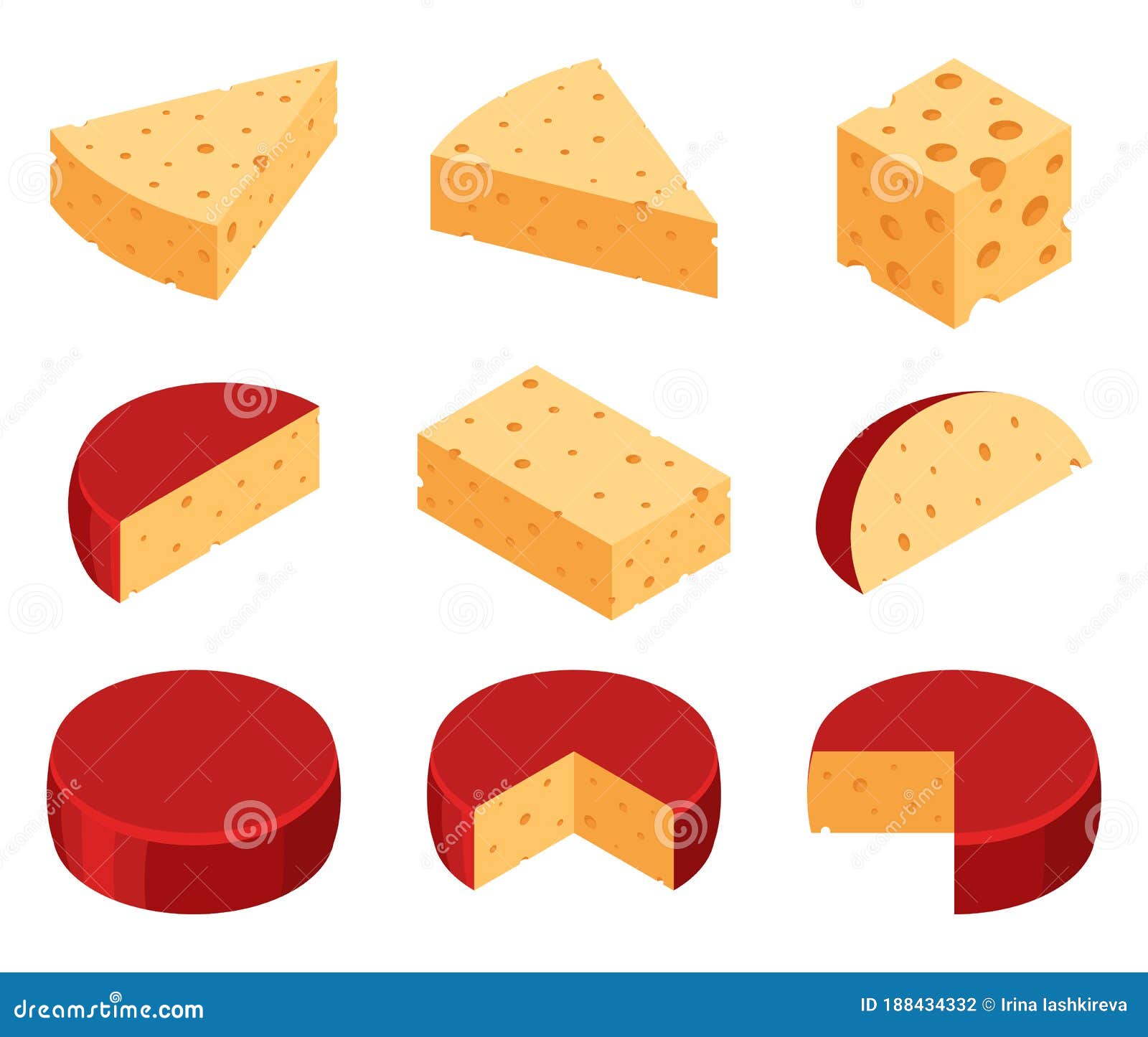 Isometric Cheese Production Infographics Vector Illustration ...