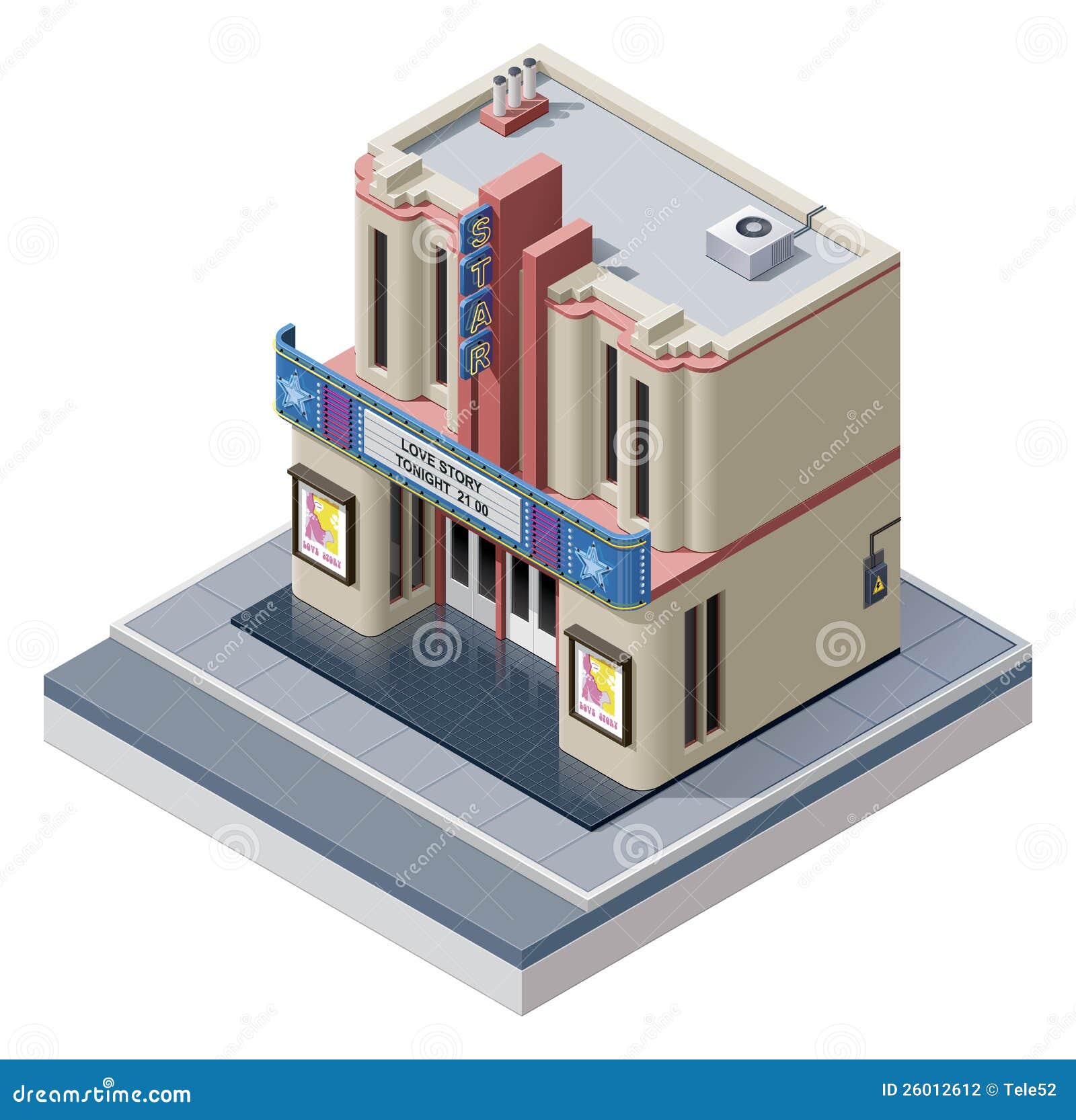 Cinema Building Clipart