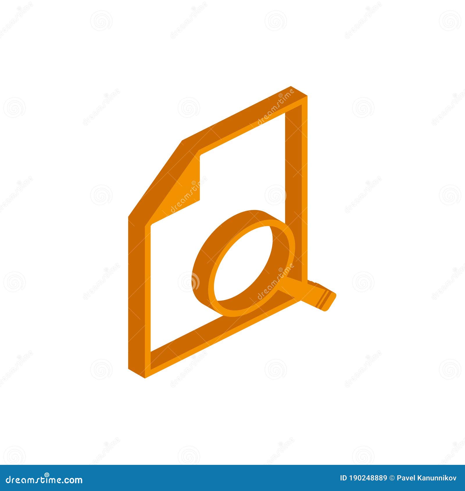 3d Isometric Document Pile, Sheet Stack Icon, Stock Vector Illustration ...