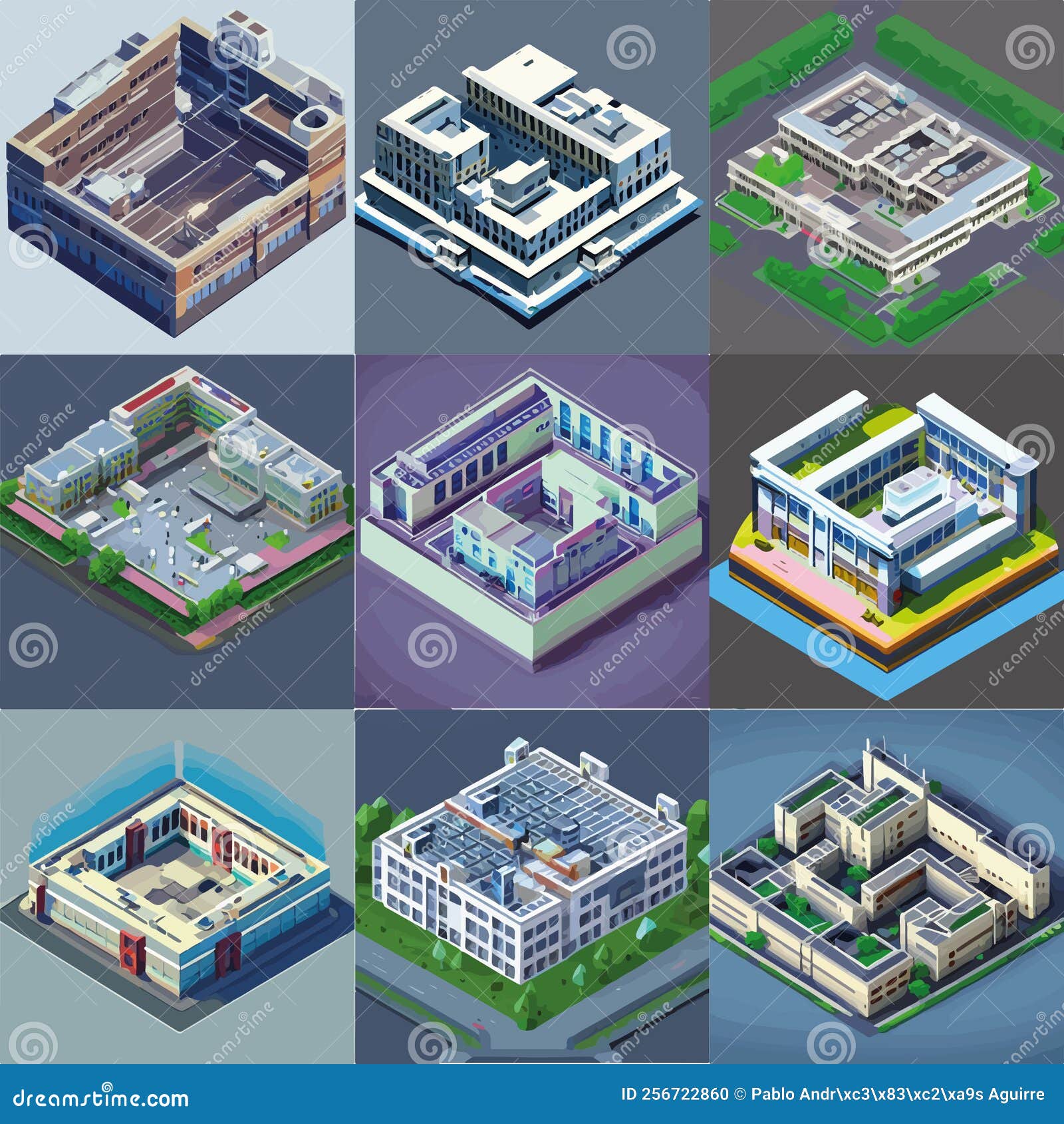 Vector Isometric Icon or Infographic Element Representing Low Poly Build Stock Vector ...