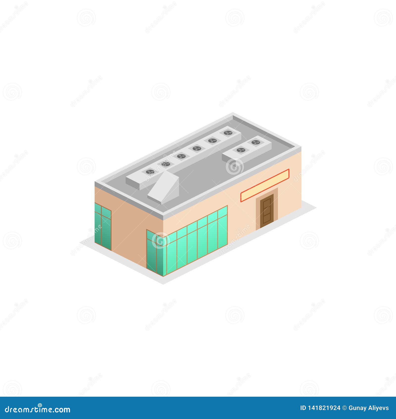 Vector Isometric Icon or Infographic Element Representing Low Poly ...