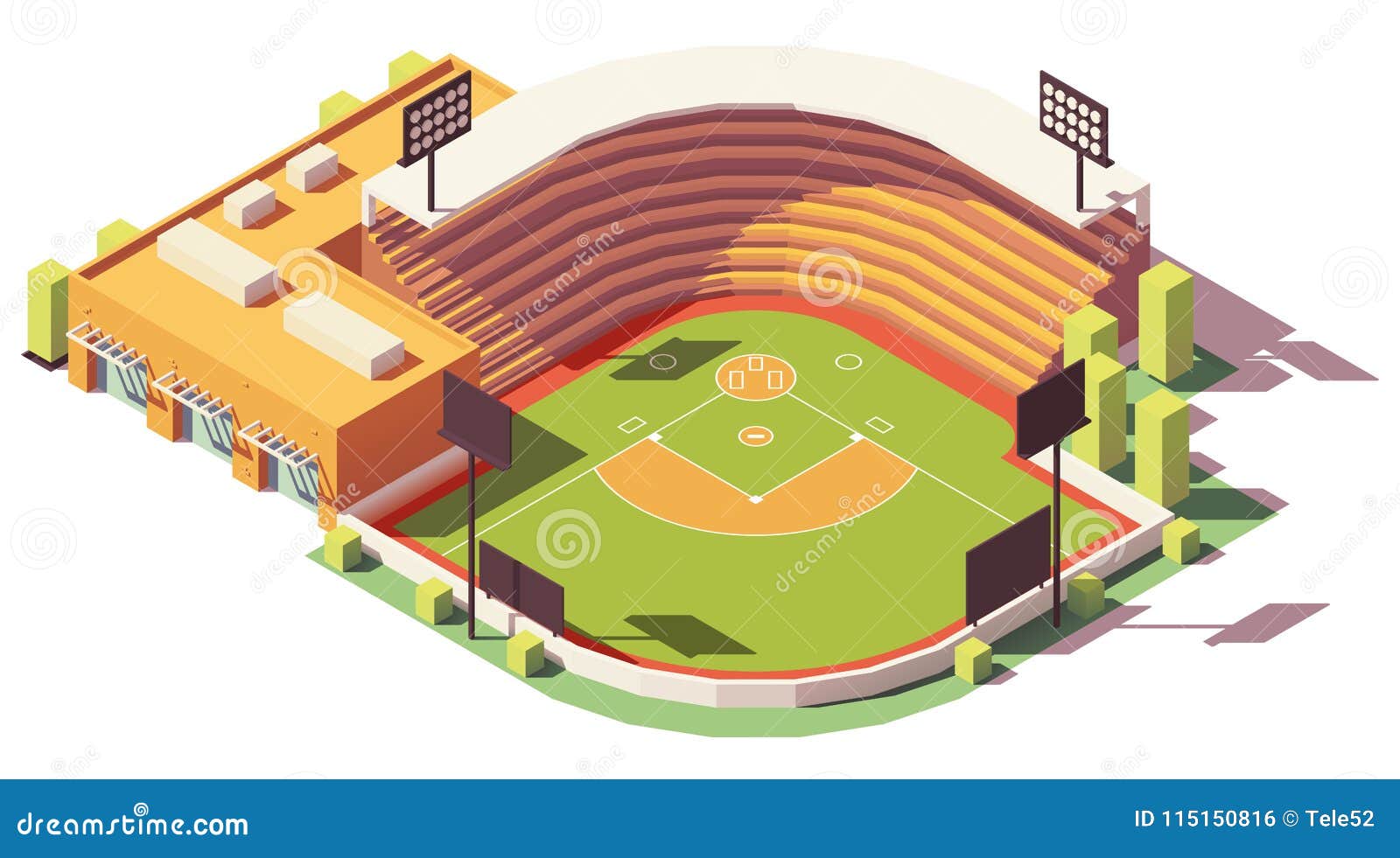 Baseball Boy In The Park Cartoon Vector | CartoonDealer.com #11922107