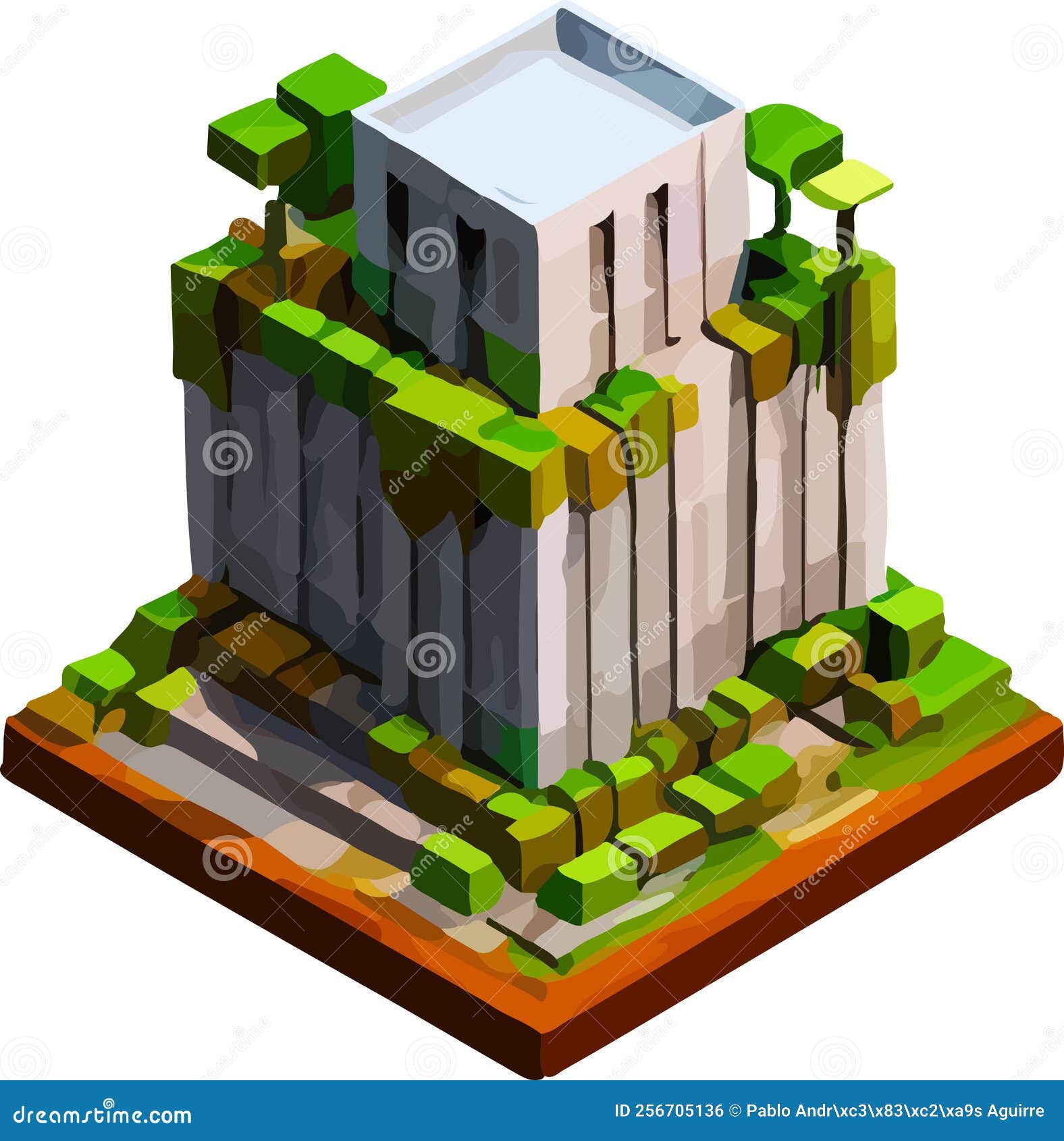 Vector Isometric Low Poly City Stock Vector - Illustration of ...