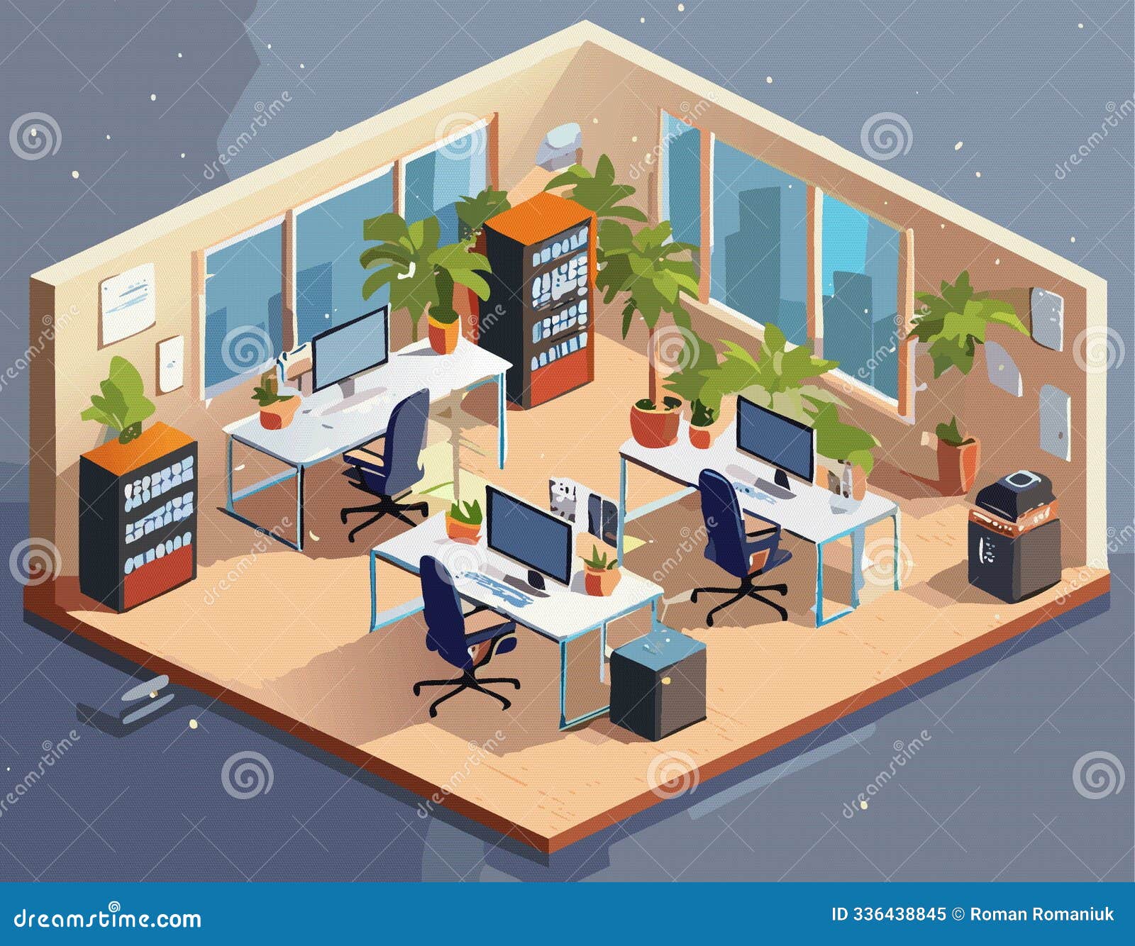 Isometric Workplace Workout Horizontal Infographic Vector Illustration | CartoonDealer.com ...