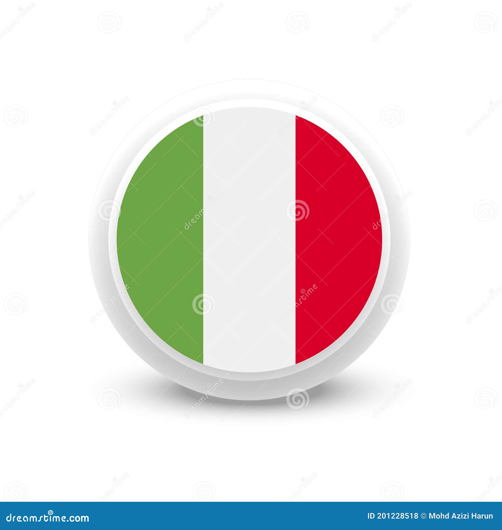 Italy Flag Vector stock illustration. Illustration of iitaly - 201228518