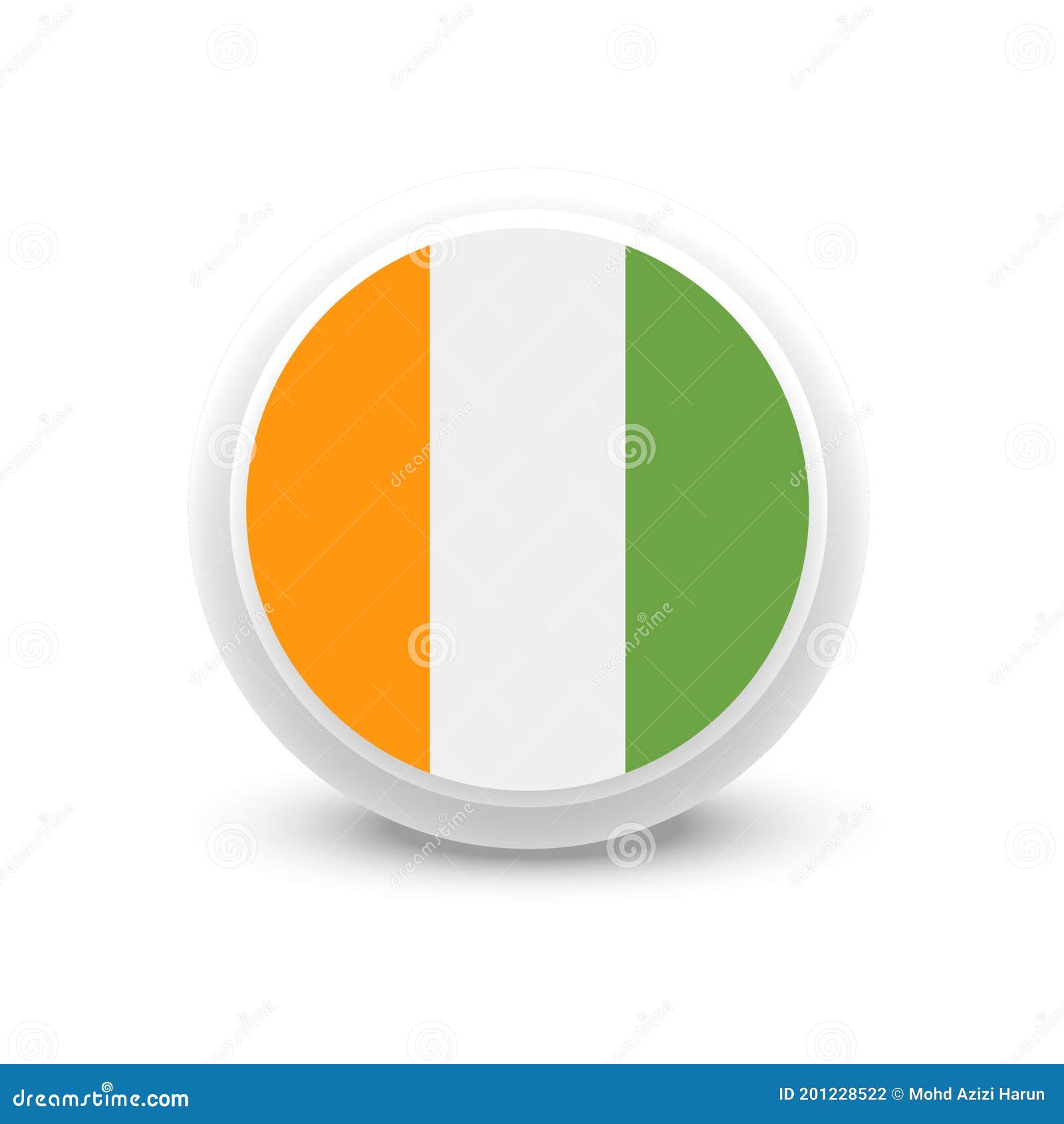 Ivory coast Flag Vector stock illustration. Illustration of nation ...