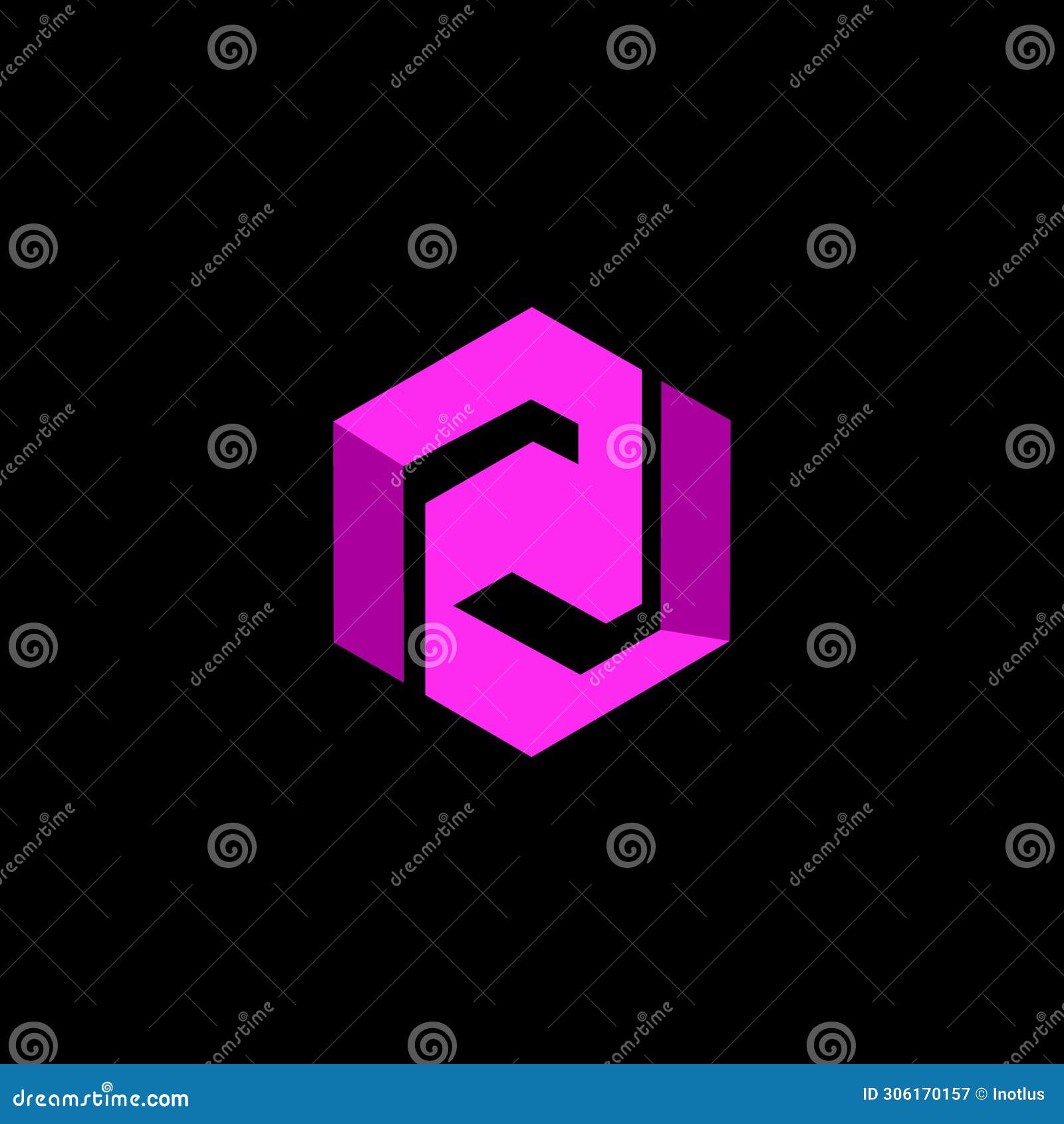 Vector IZI Letter Shape Hexagon Design Stock Vector - Illustration of ...