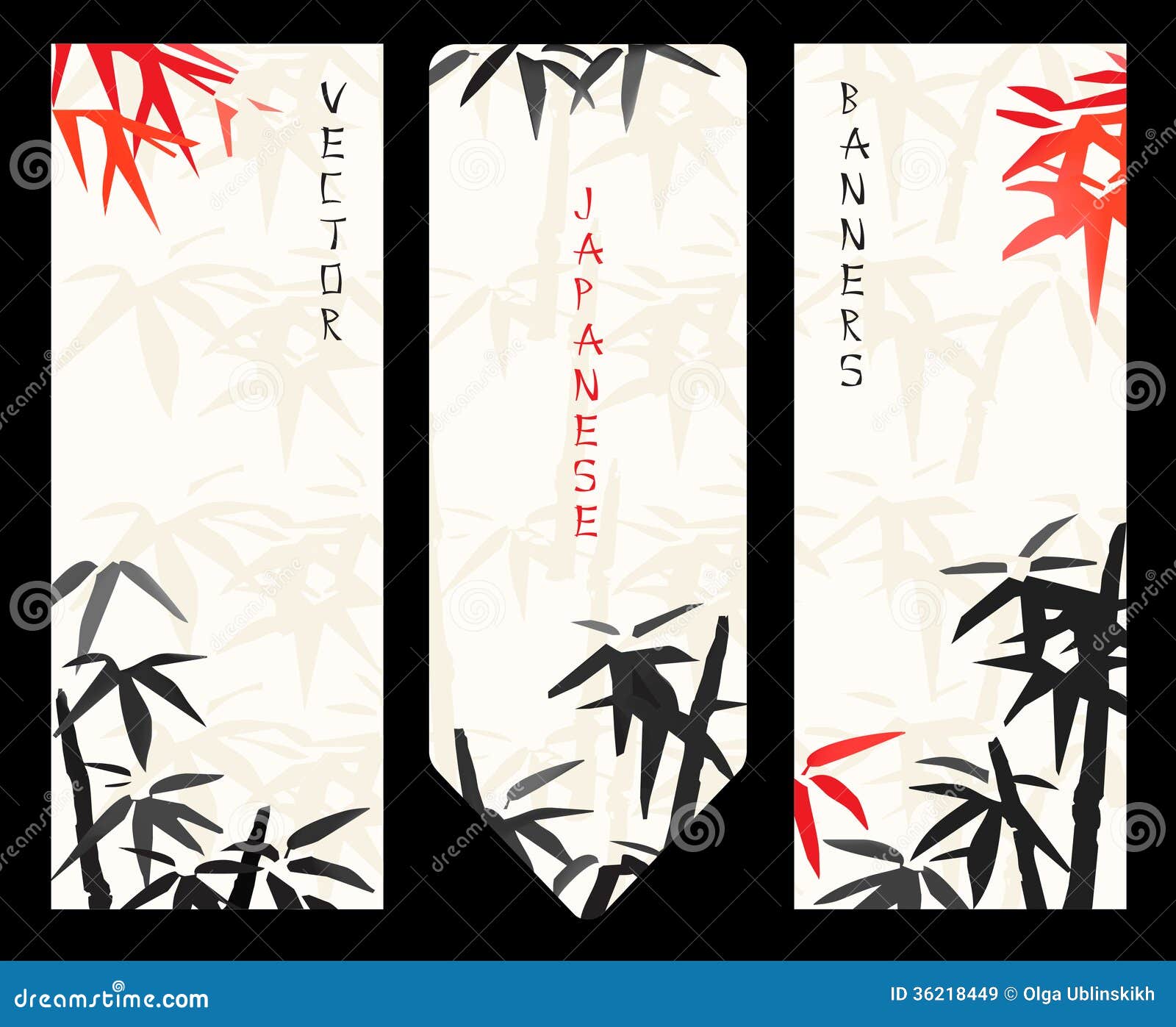 Vector Japanese banners stock illustration. Illustration of graphic ...