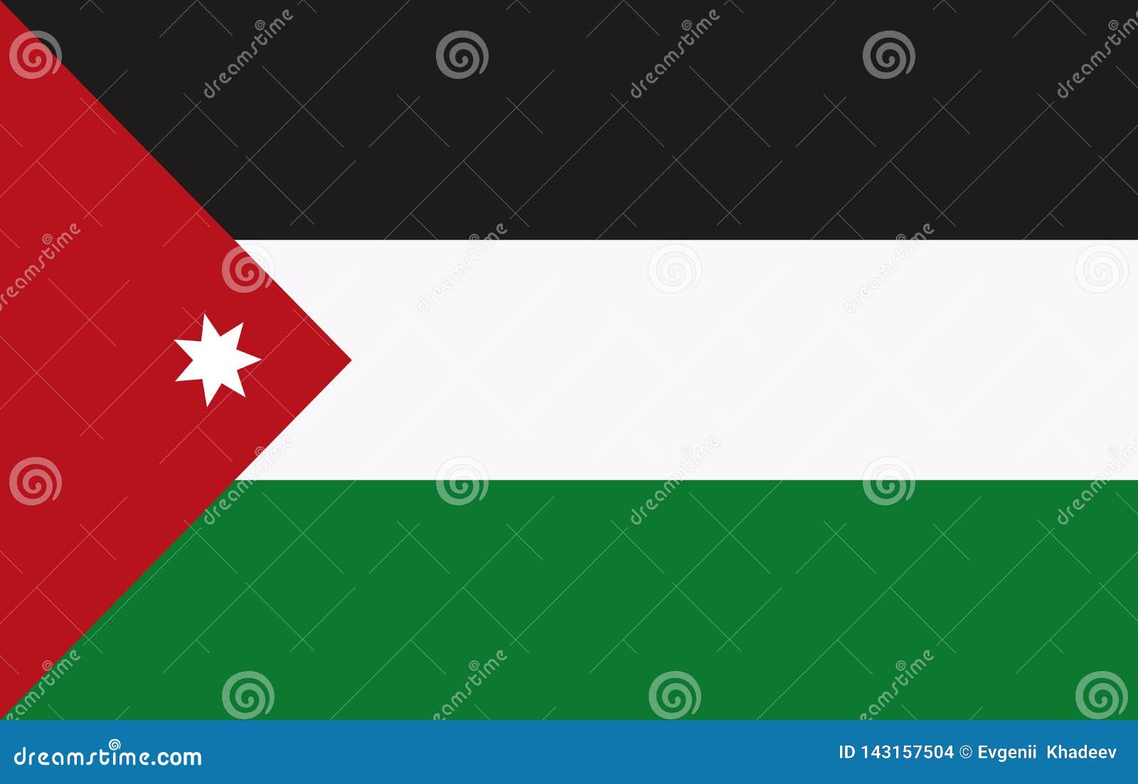 Vector Map Of Jordan. High Detailed Country Map With Division, Cities ...