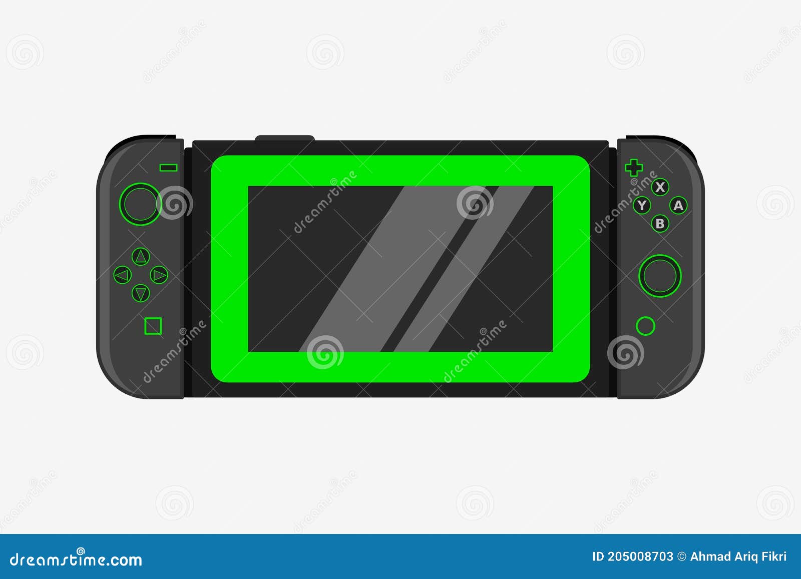 Vector Joystick Game Controller. Gamepad Vector Illustration. Video ...