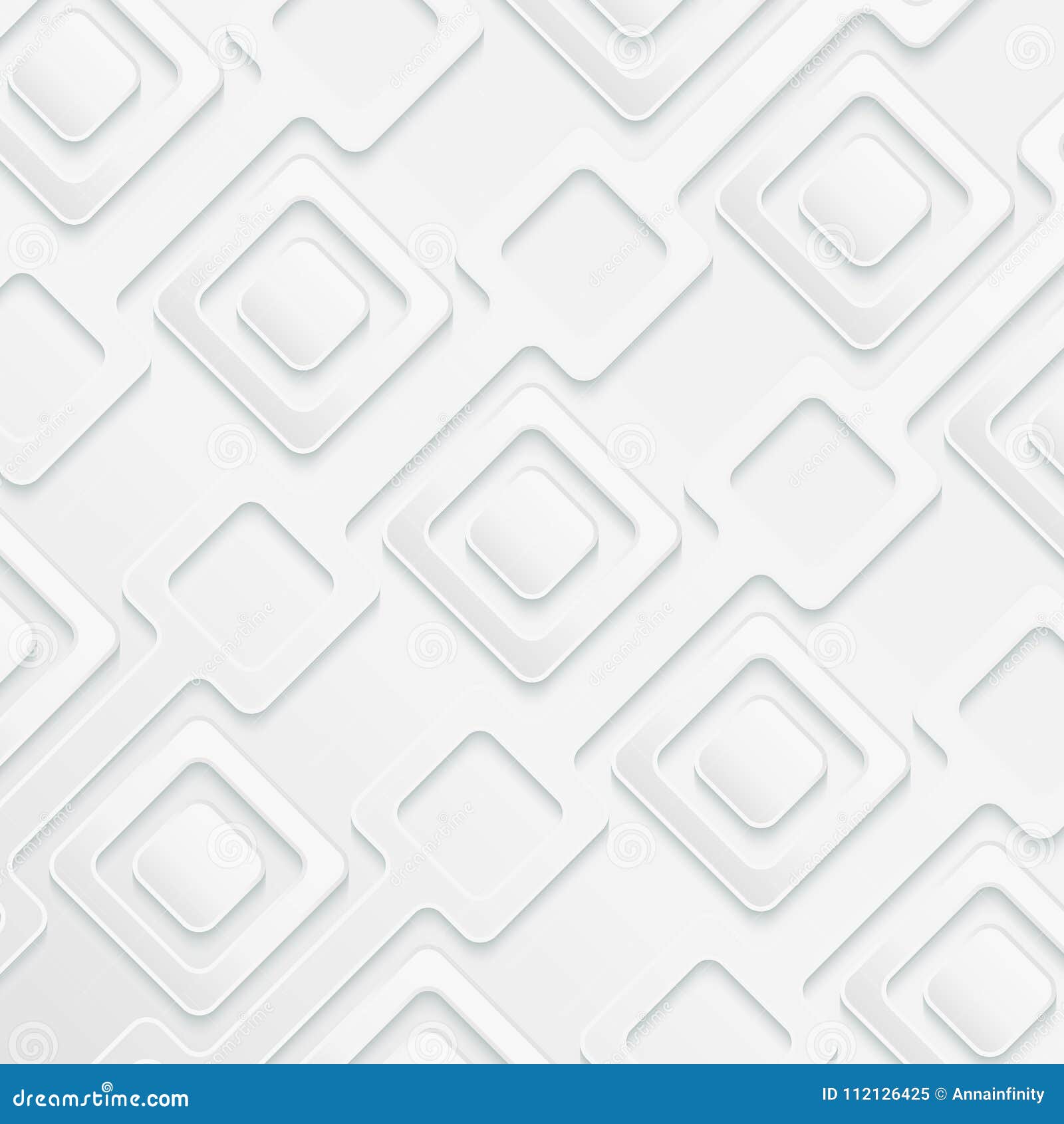 White Paper Background with Geometric Elements Stock Vector ...