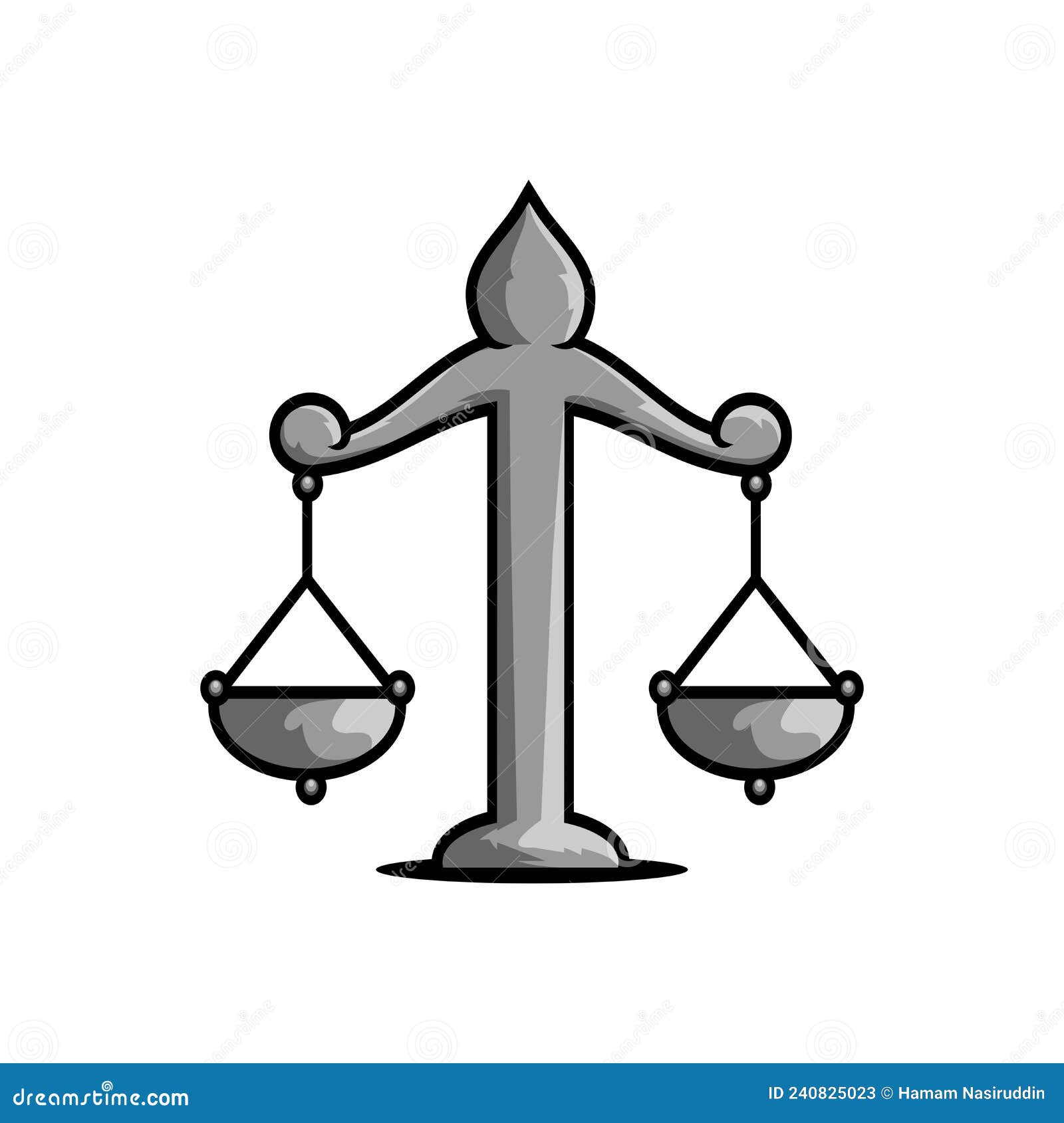 Vector of justice stock vector. Illustration of scale - 240825023