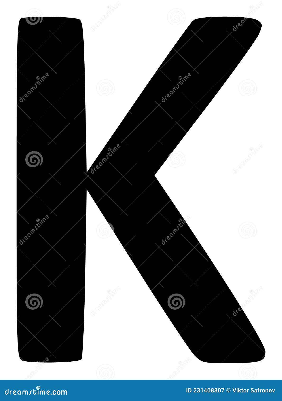 Kappa Greek Symbol Capital Letter Uppercase Font Icon Outline Set Black ...