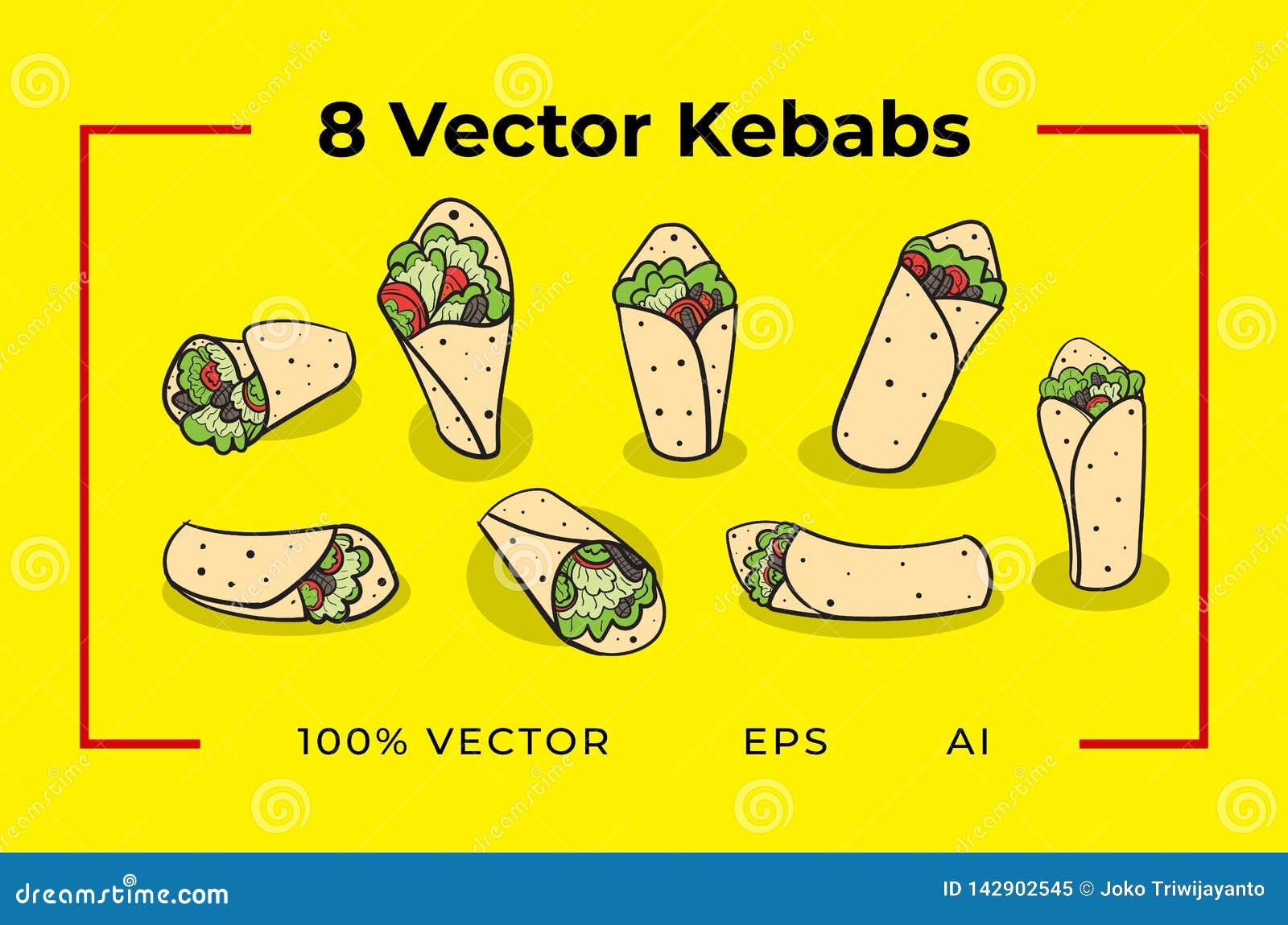 8 Vector Kebabs stock vector. Illustration of background - 142902545