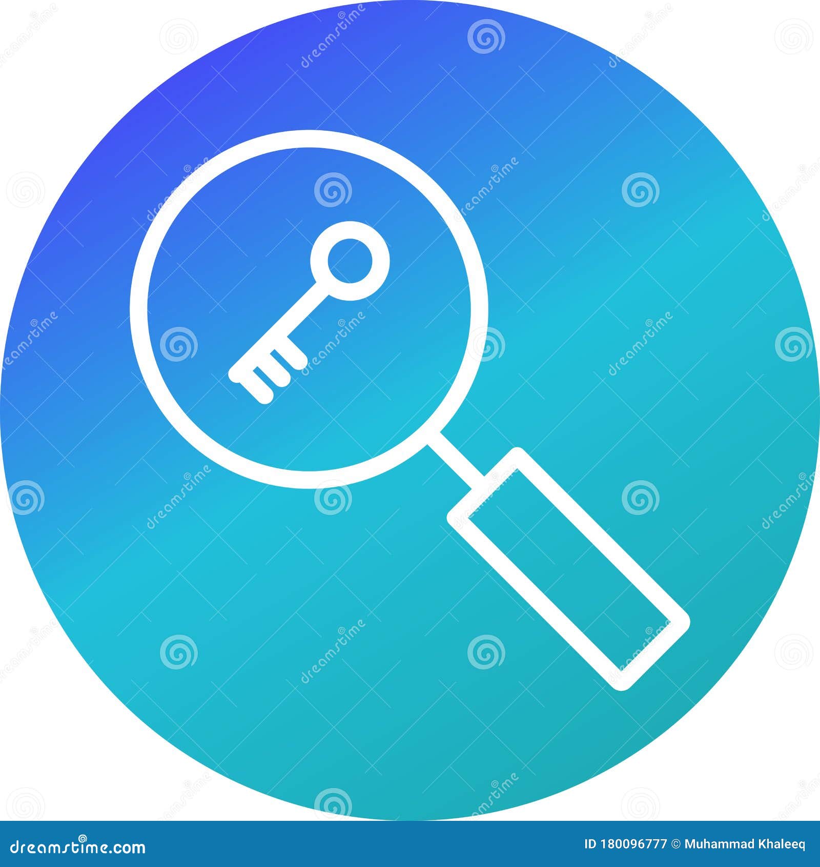 Vector Keyword Search Icon for Personal and Commercial Use. Stock ...