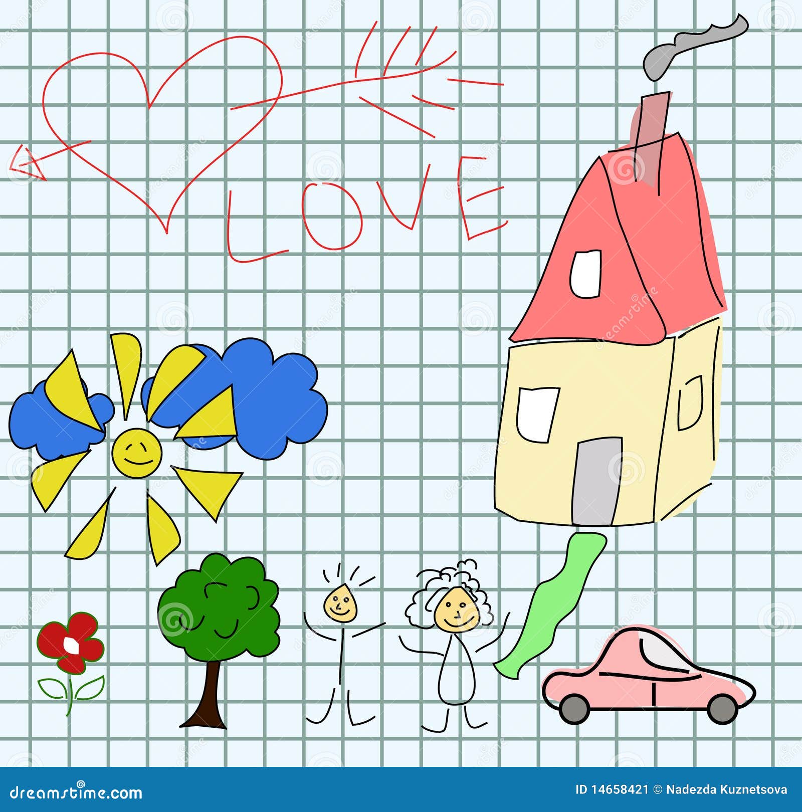 Vector kids background stock vector. Illustration of background - 14658421