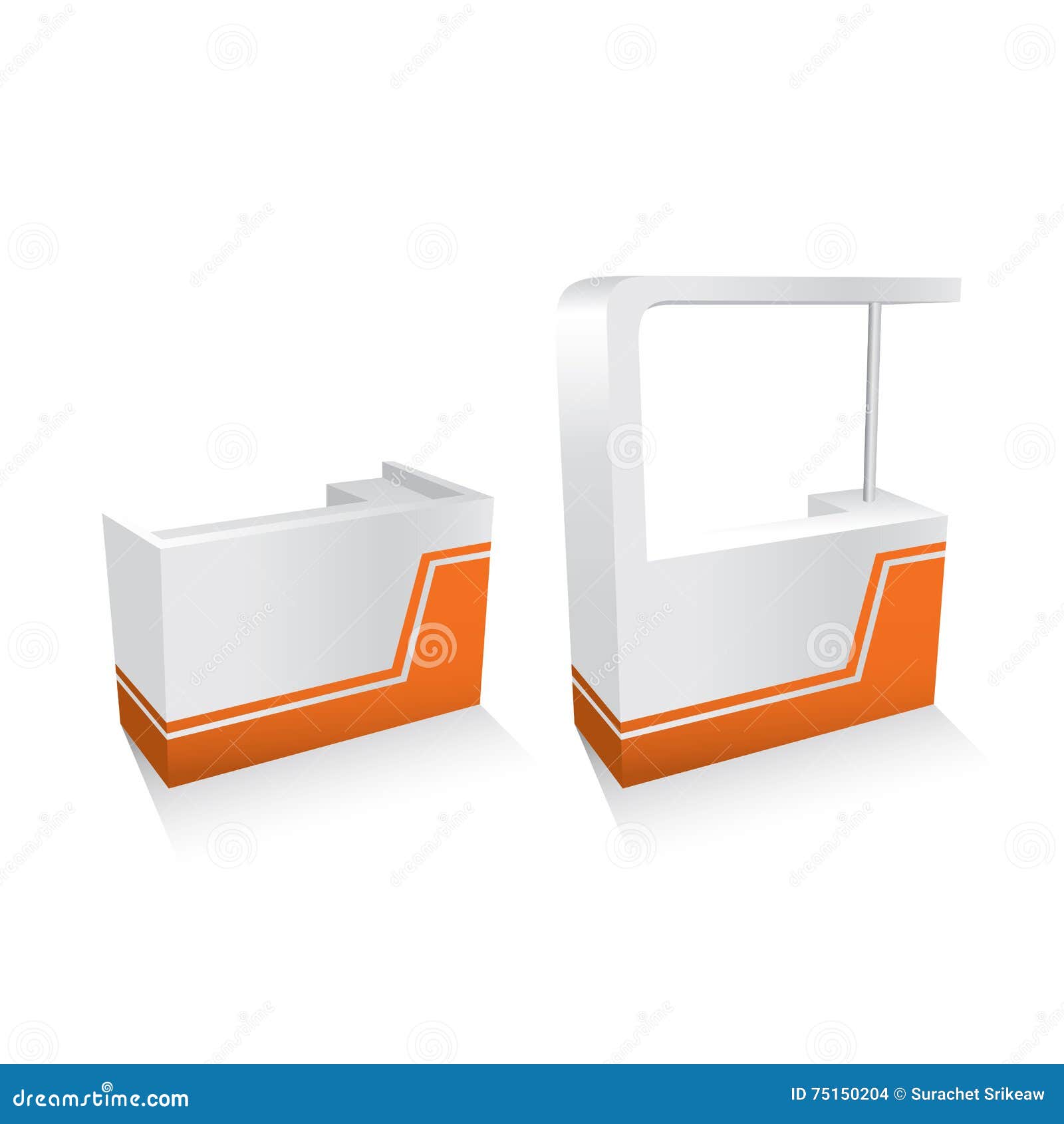 Vector Kiosks Set | CartoonDealer.com #75150204