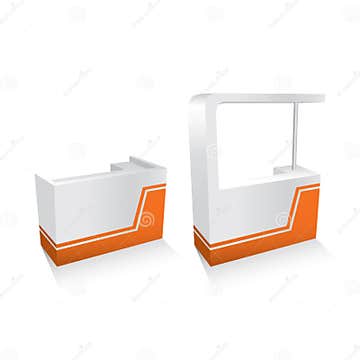 Vector kiosks set stock vector. Illustration of show - 75150204