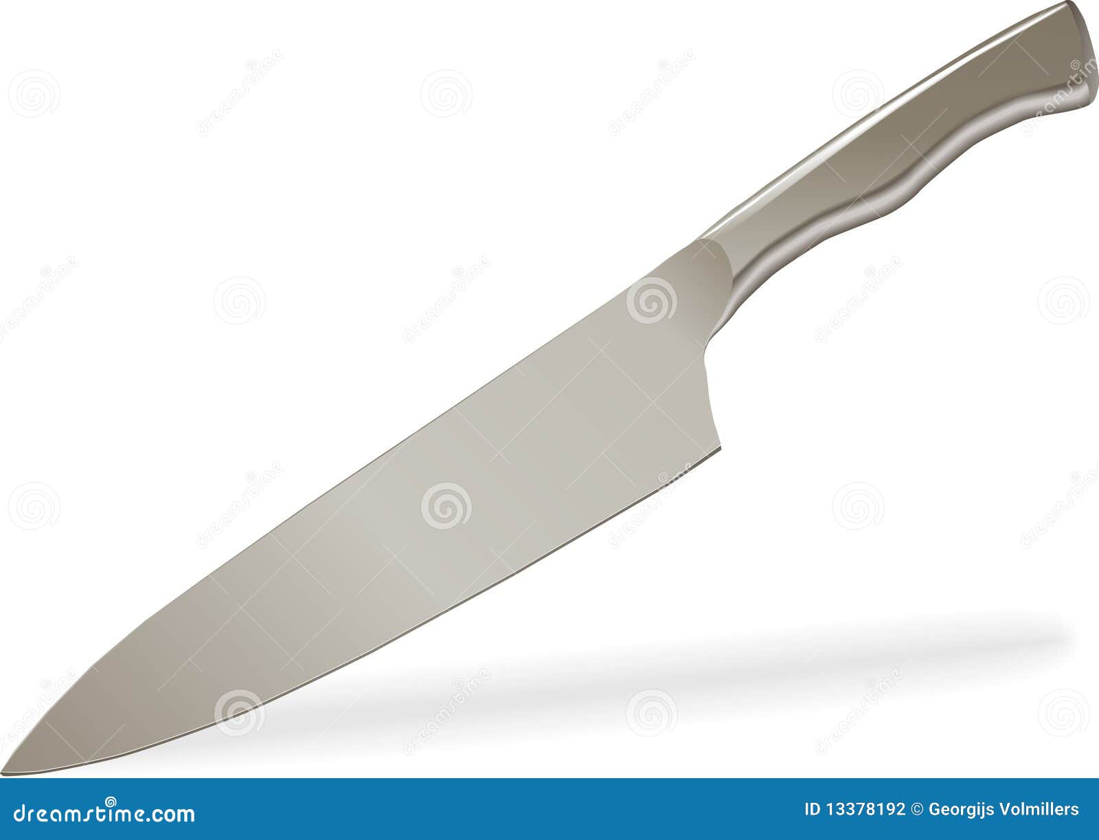 Vector Kitchen Chef S Knife Stock Vector - Illustration of commercial ...