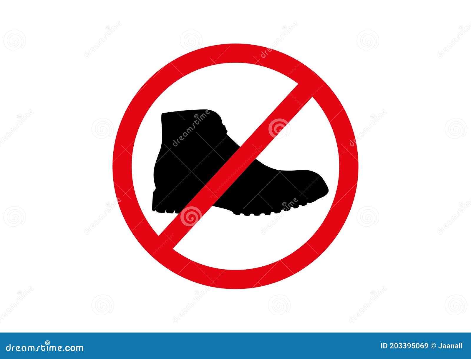 Please Take Off Your Outdoor Shoes or Do Not Enter with Boots Vector ...