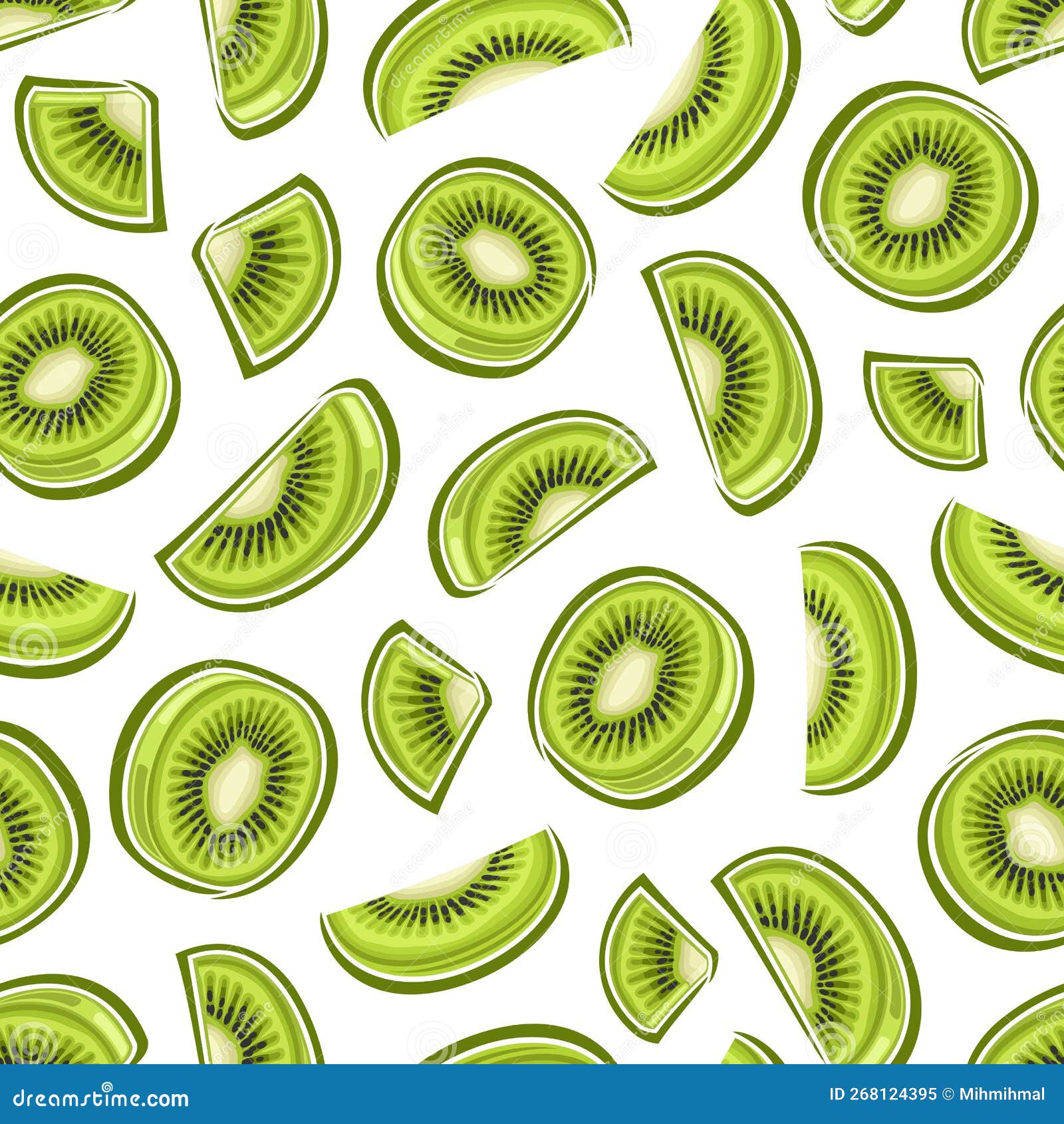 Vector Kiwi Seamless Pattern Stock Vector - Illustration of decorative ... Vector Kiwi Seamless Pattern Stock Vector - Illustration of decorative ...