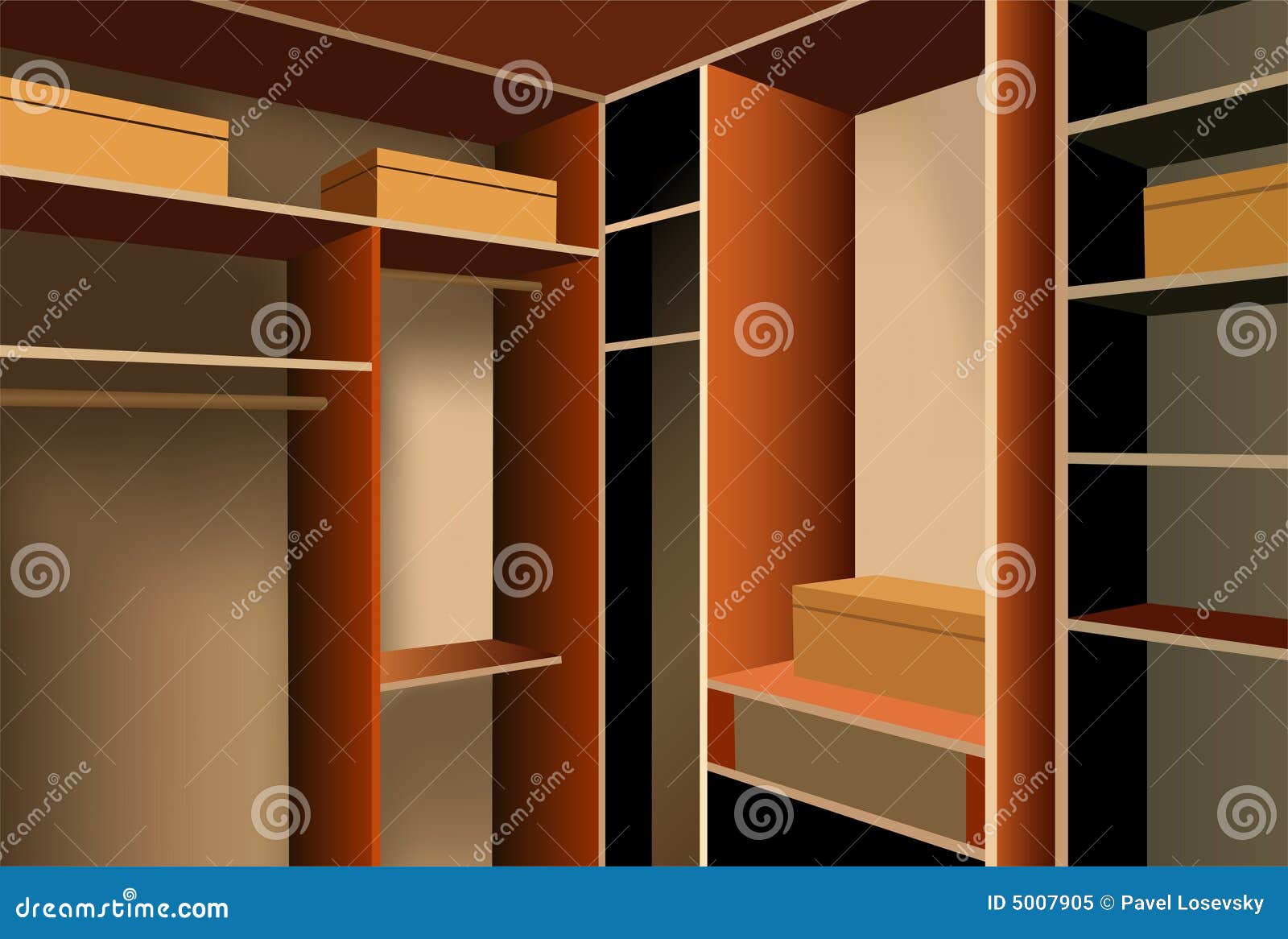 Vector kleedkamer vector illustratie. Illustration of ...