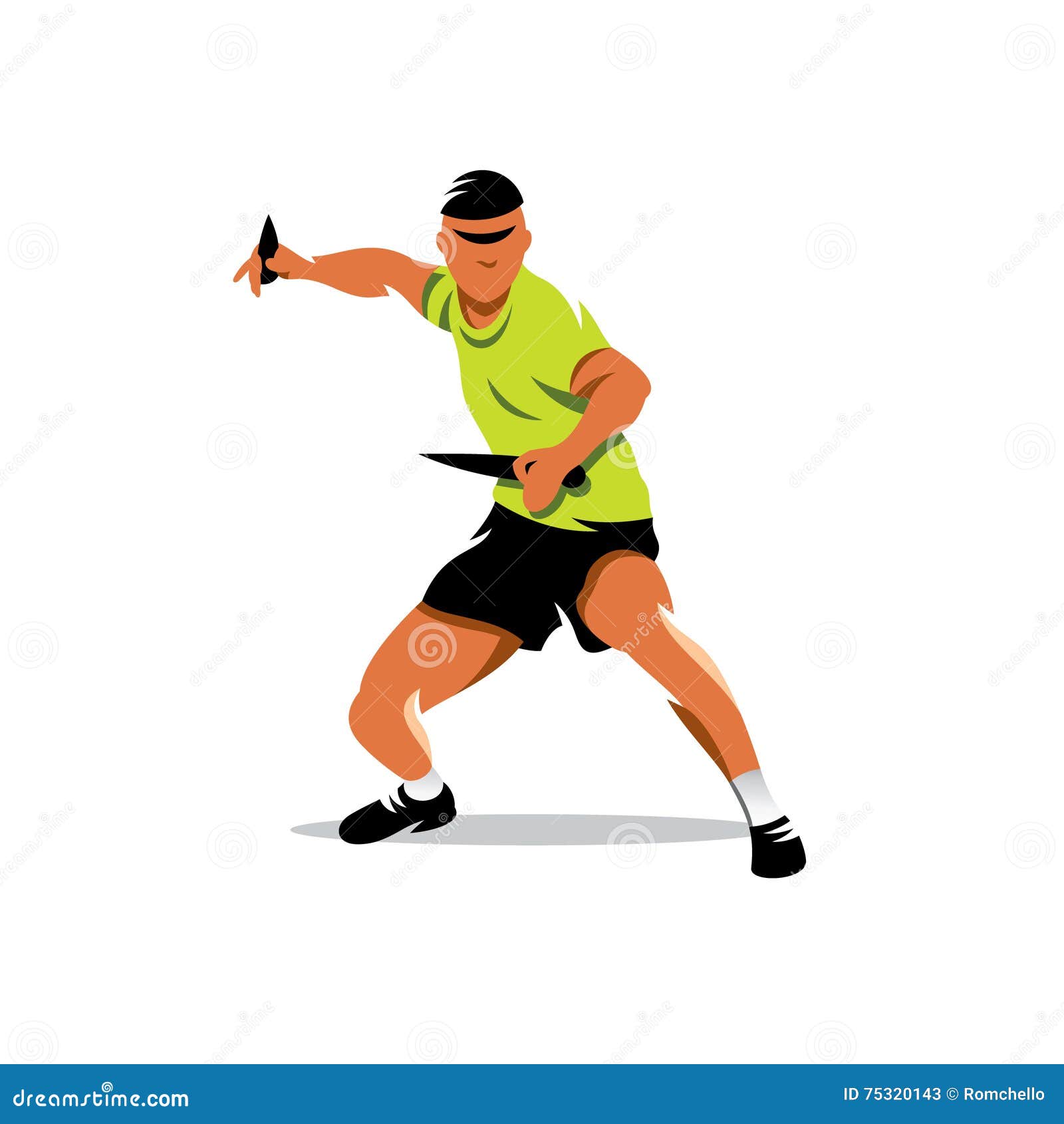 Axe Throwing For Target Shooting And Buschcraft Cartoon Vector ...