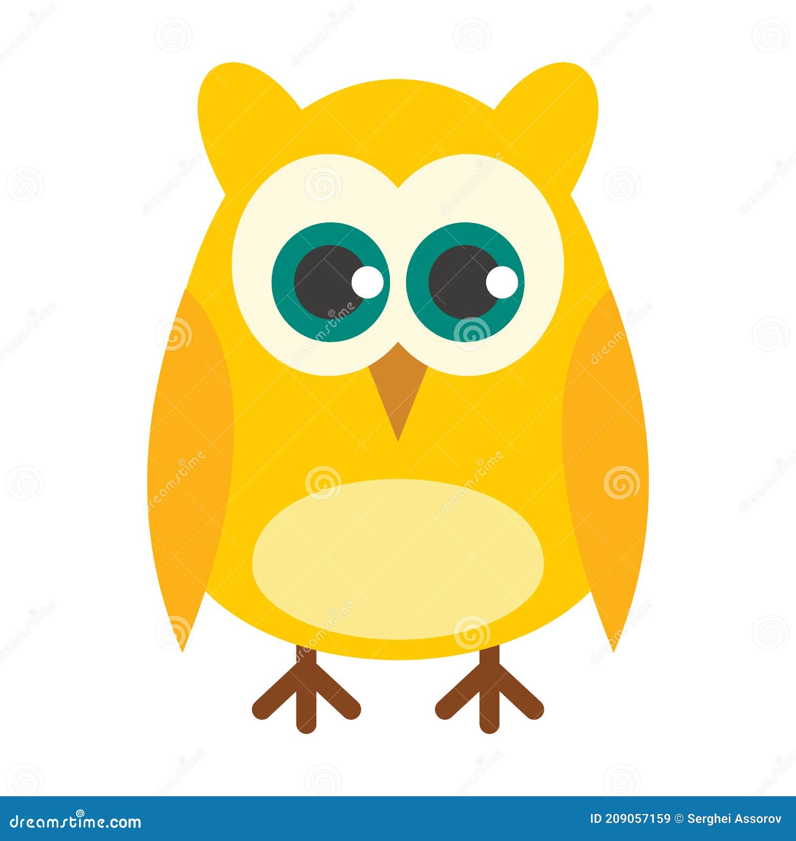 Vector Knowledge Owl in Flat Style Stock Vector - Illustration of icon ...